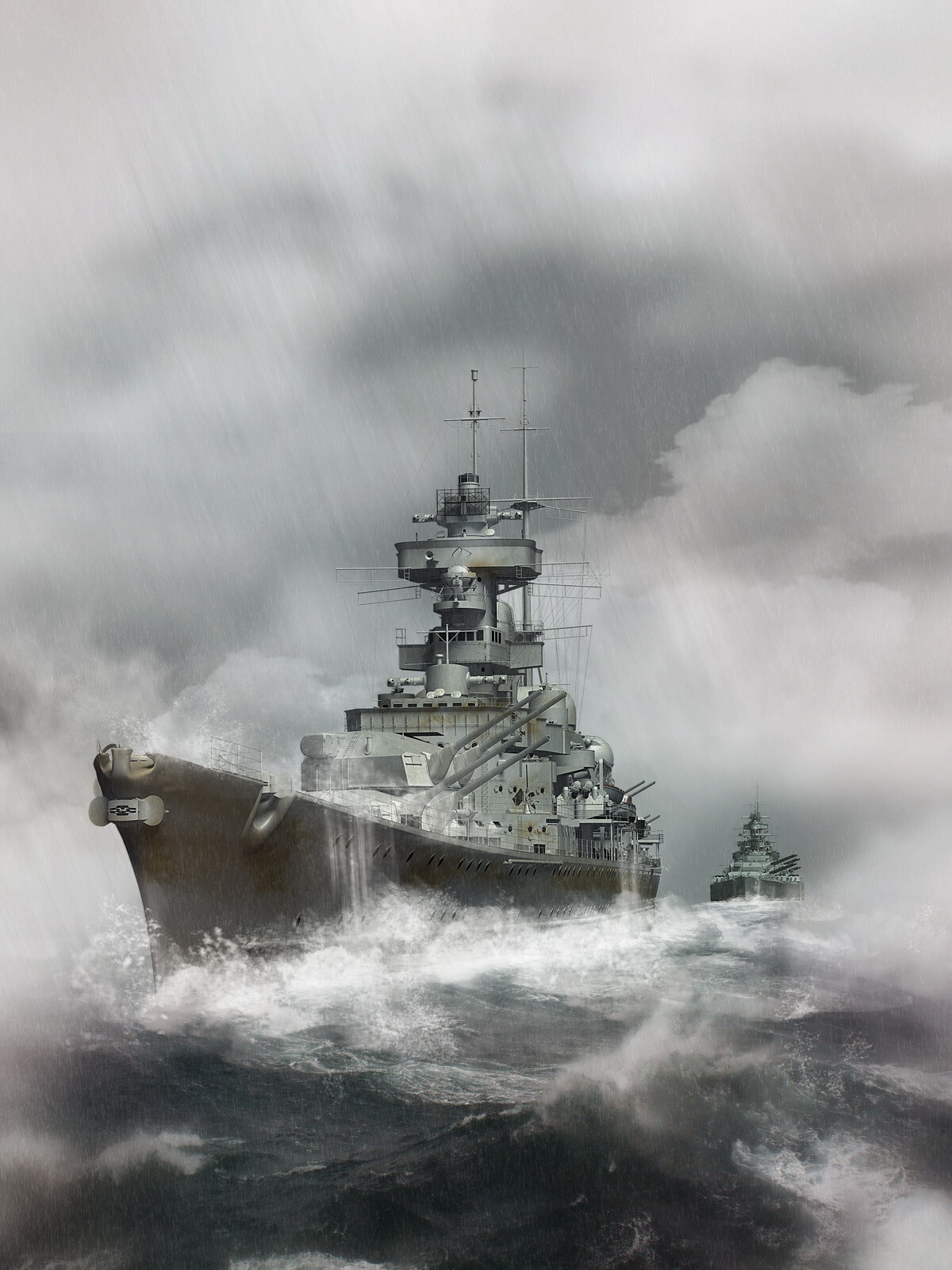 ArtStation - German heavy cruiser Prinz Eugen