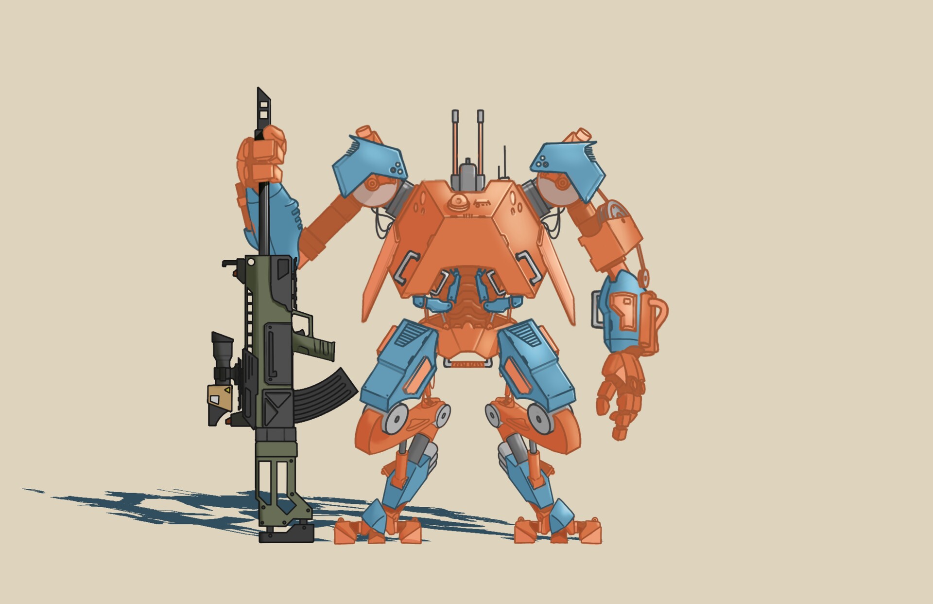 ArtStation - Mech Sketch