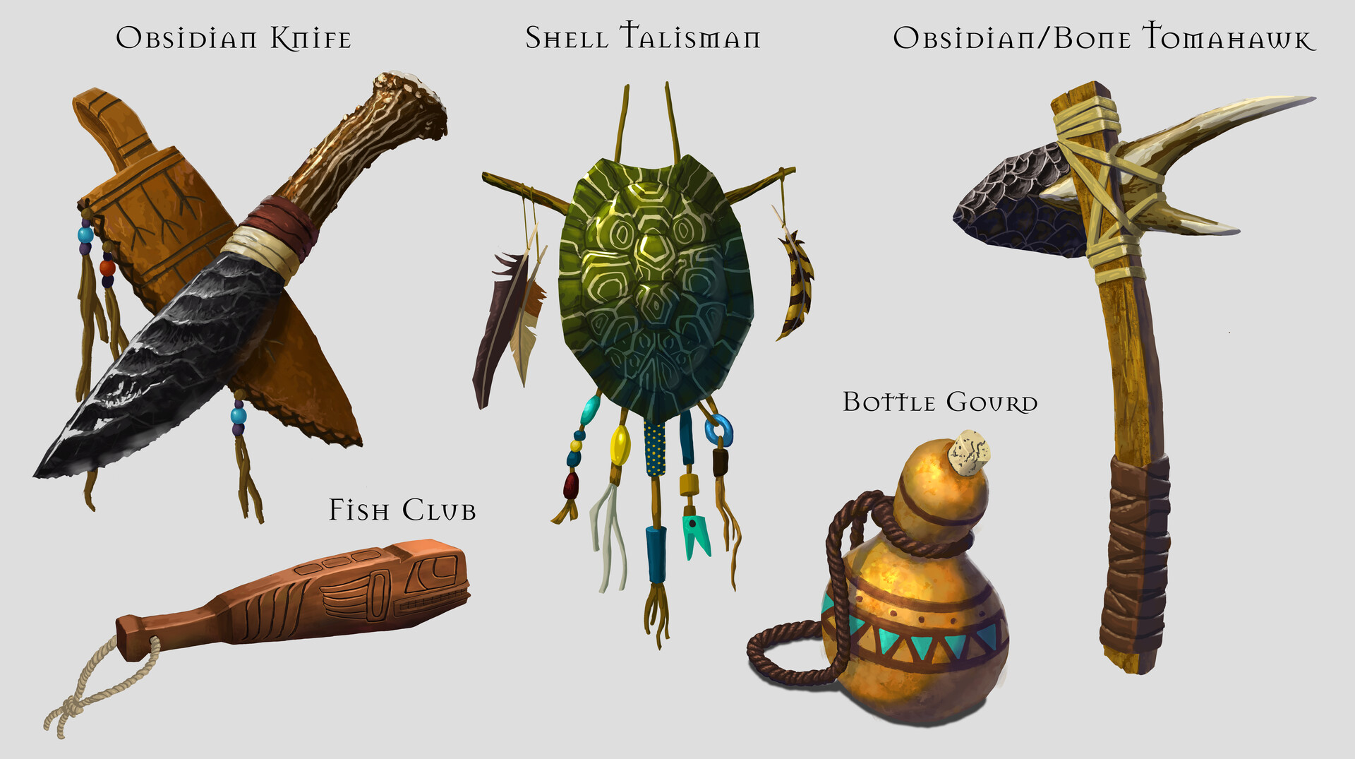 ArtStation - Props-Swamp Village