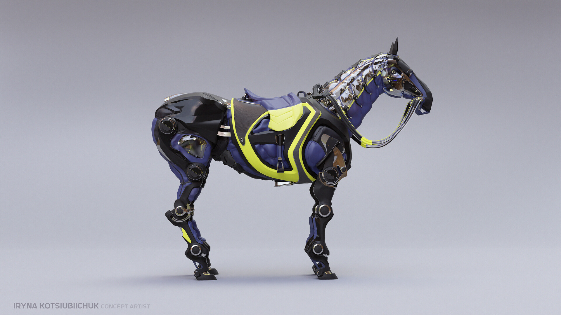 ArtStation - CYBER-Horse