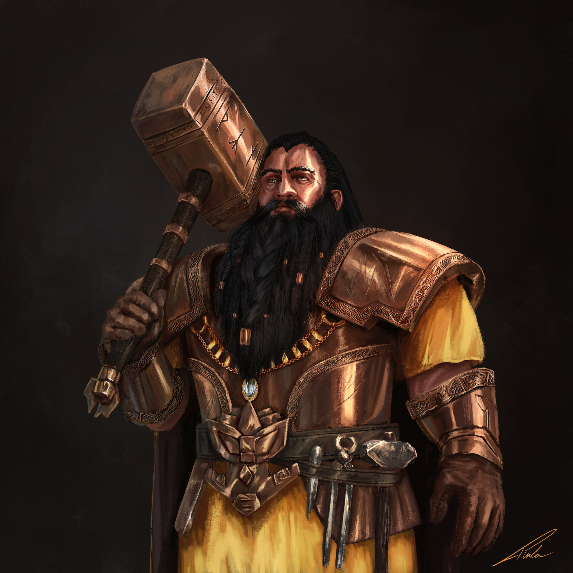 ArtStation - Arazit DnD character commission