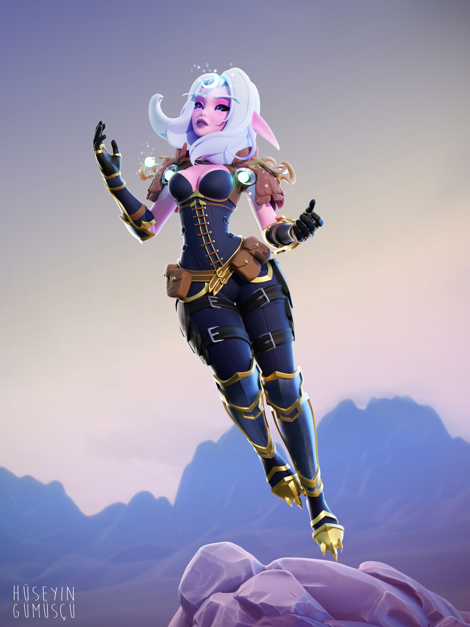 ArtStation - World of Warcraft Night Elf Stylized Sculpt