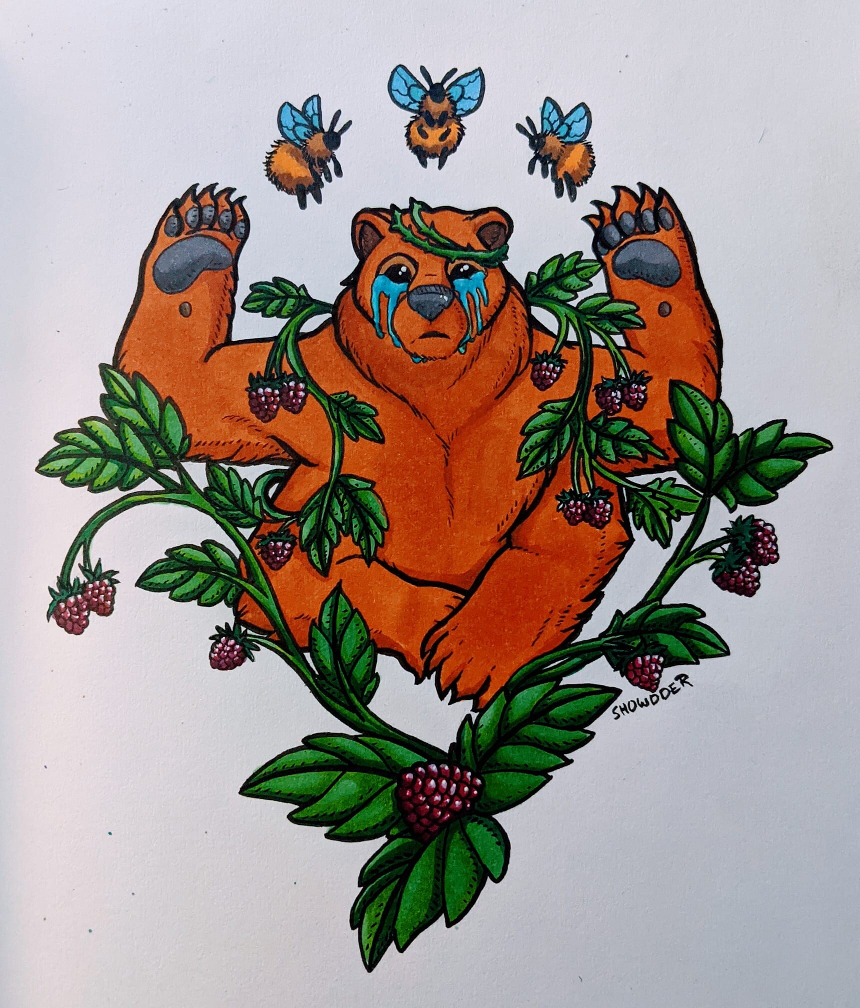 ArtStation - A bear god