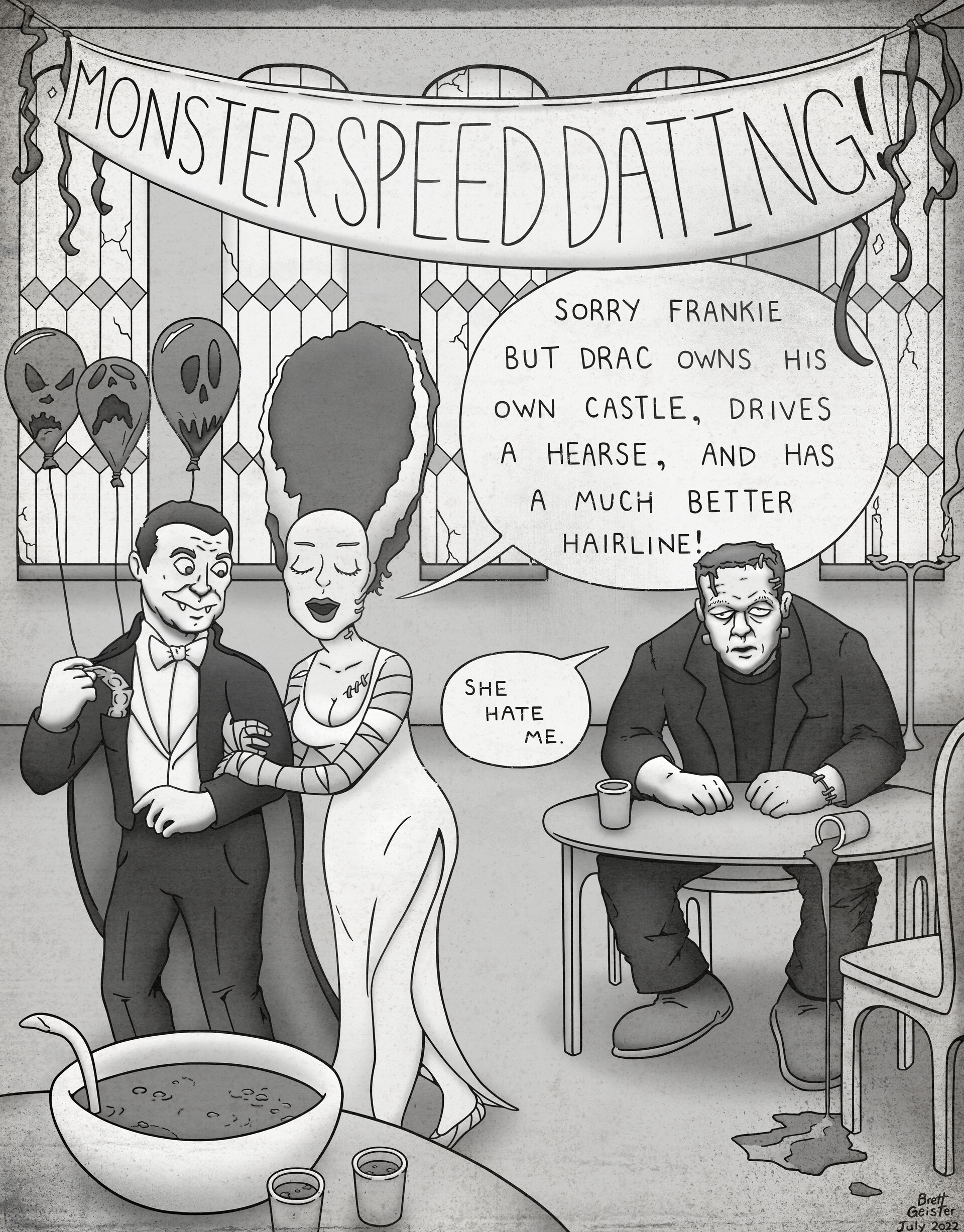 ArtStation - Monster Speed Dating!