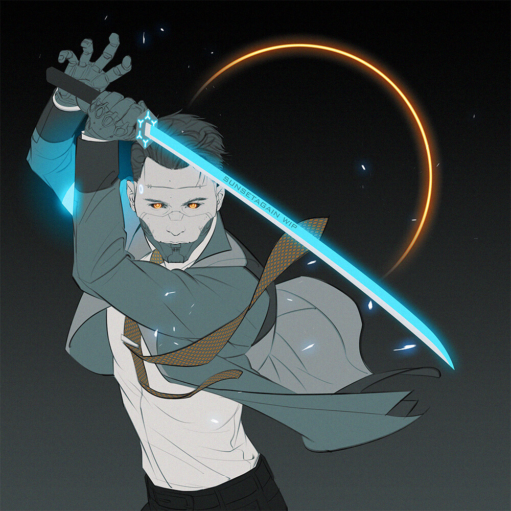 Liu Yan - DBH fanart & wip log Sept. 2022