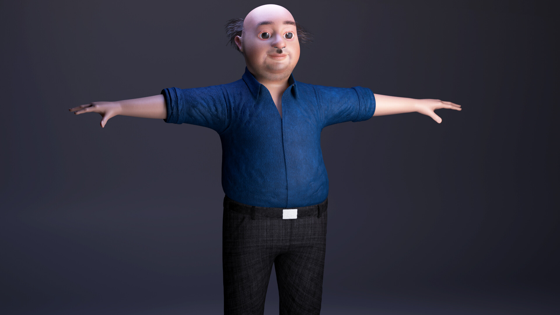 ArtStation - cartoon character Mr. Enaba