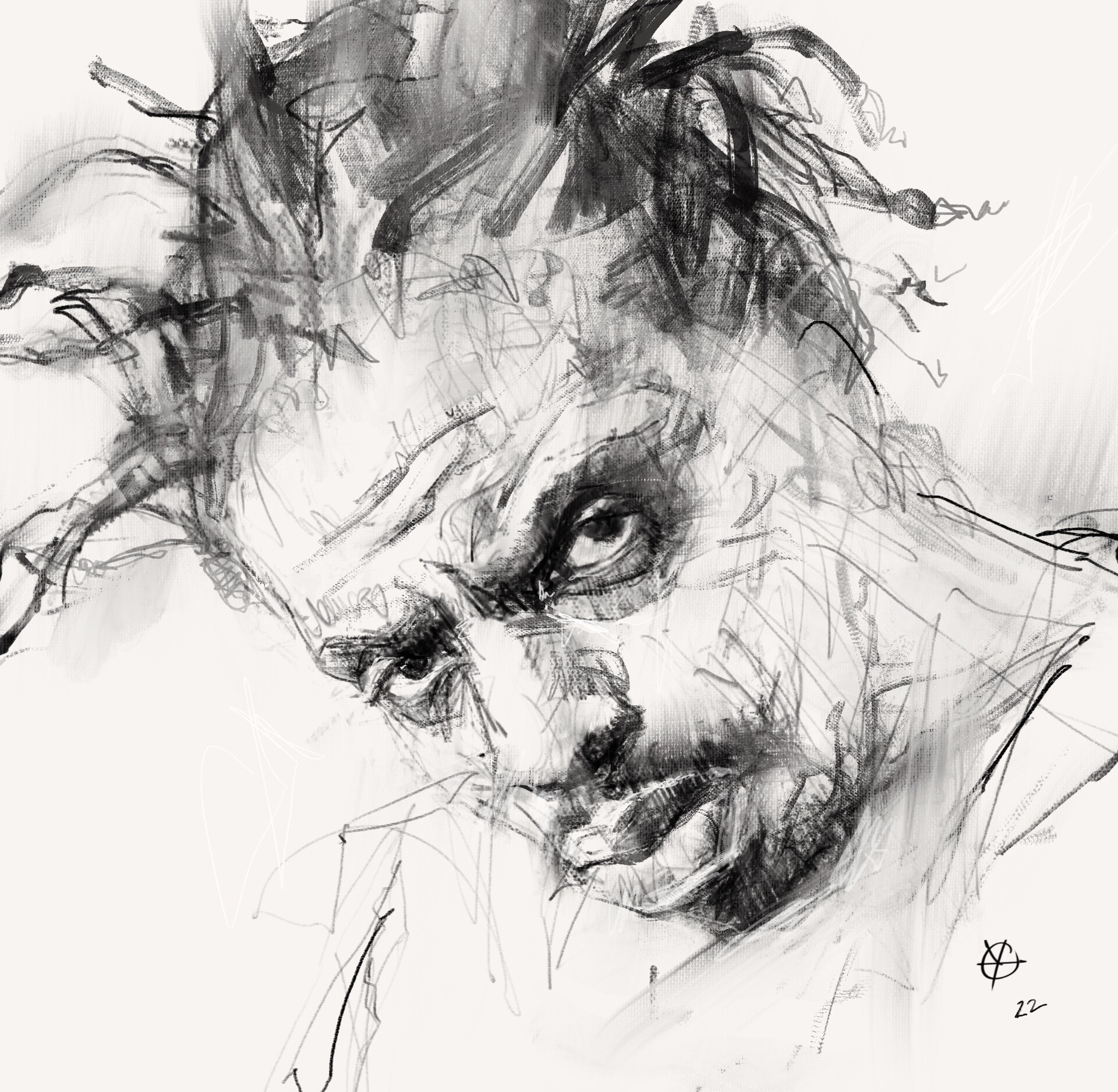 ArtStation - Coolio sketch