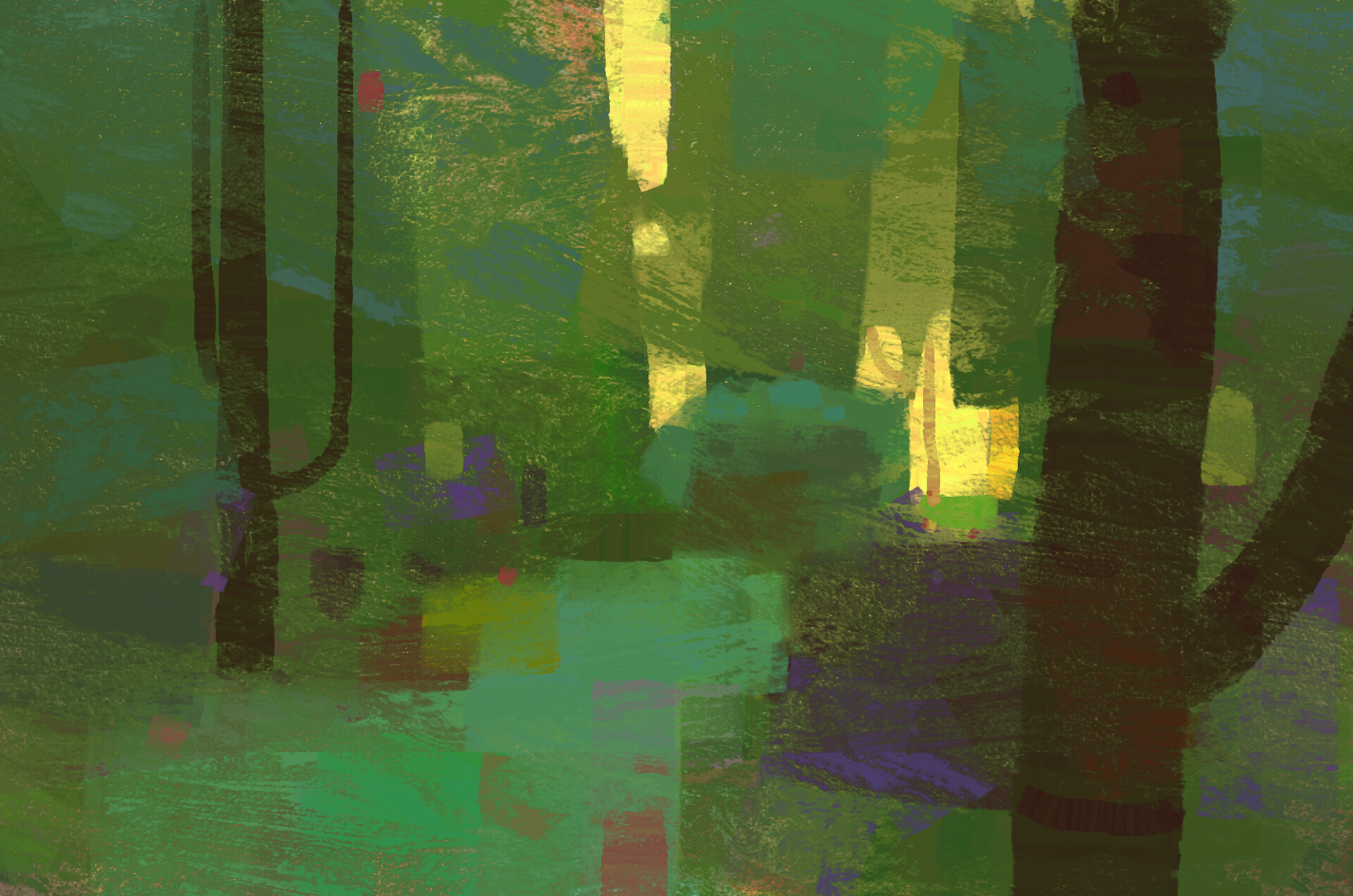 ArtStation - Semi Abstract Warm ups