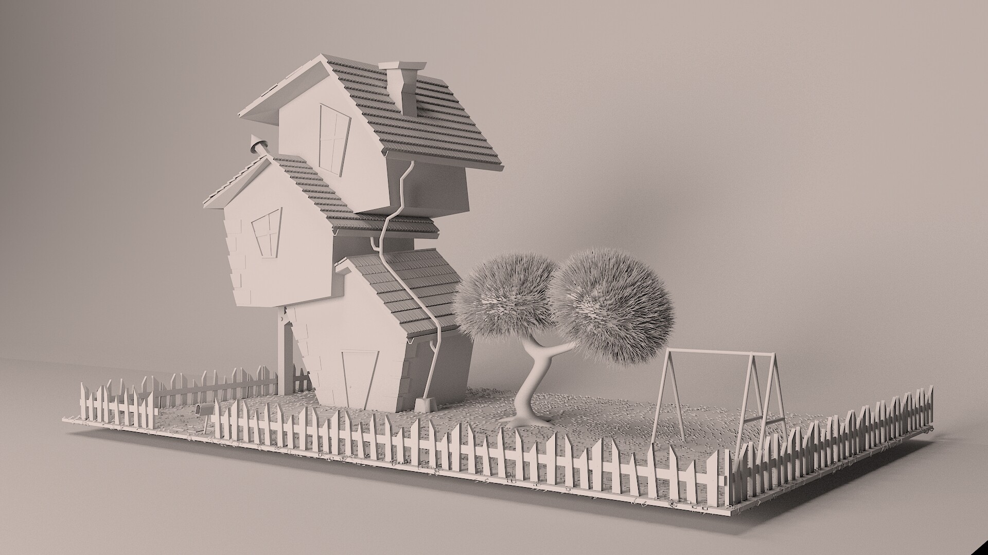 building drawing 3d max