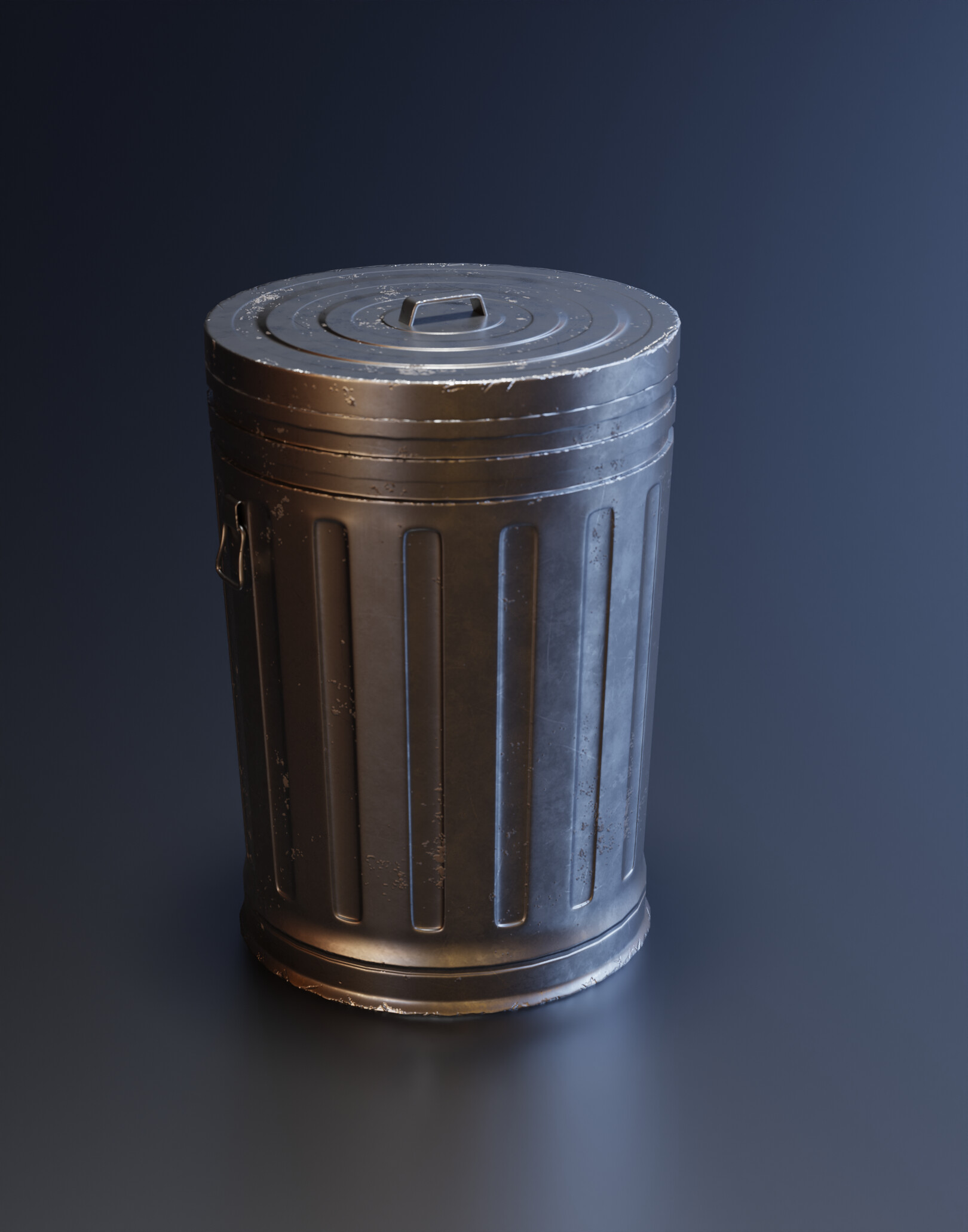 ArtStation - Trash Can 3D Model