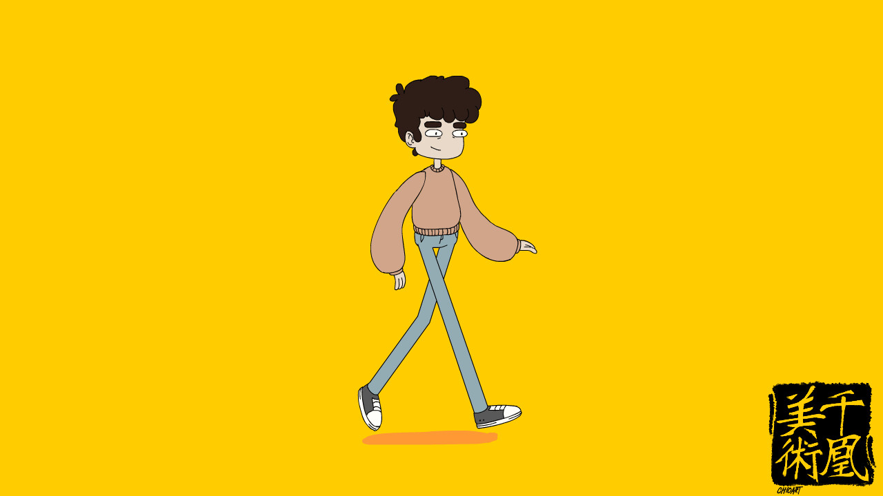 ArtStation - Walk Cycle #1