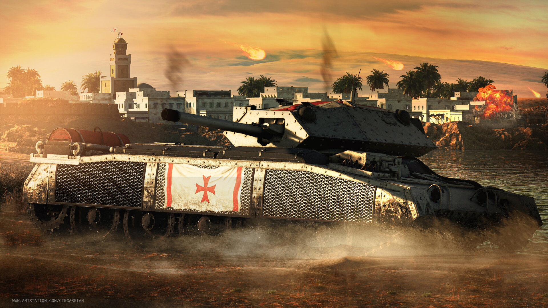 ArtStation - Medieval Steampunk, Templar Crusader III. The Last Holy ...