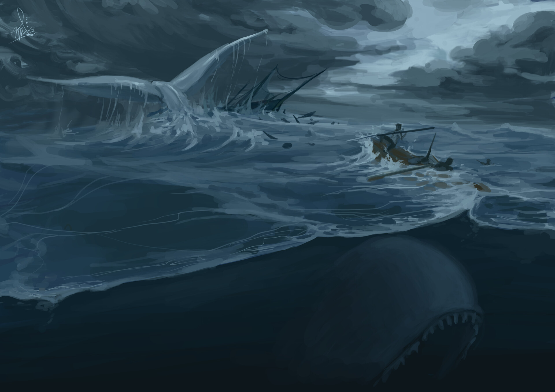 ArtStation - Moby Dick (2020)