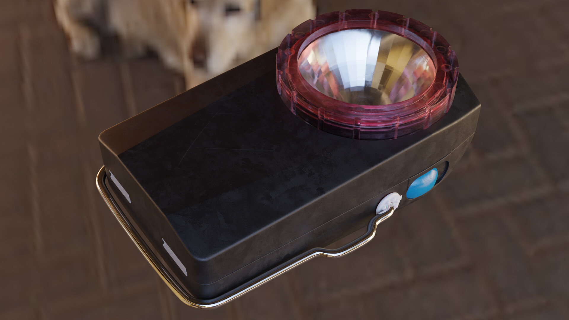 ArtStation - Old 4.5V Flashlight