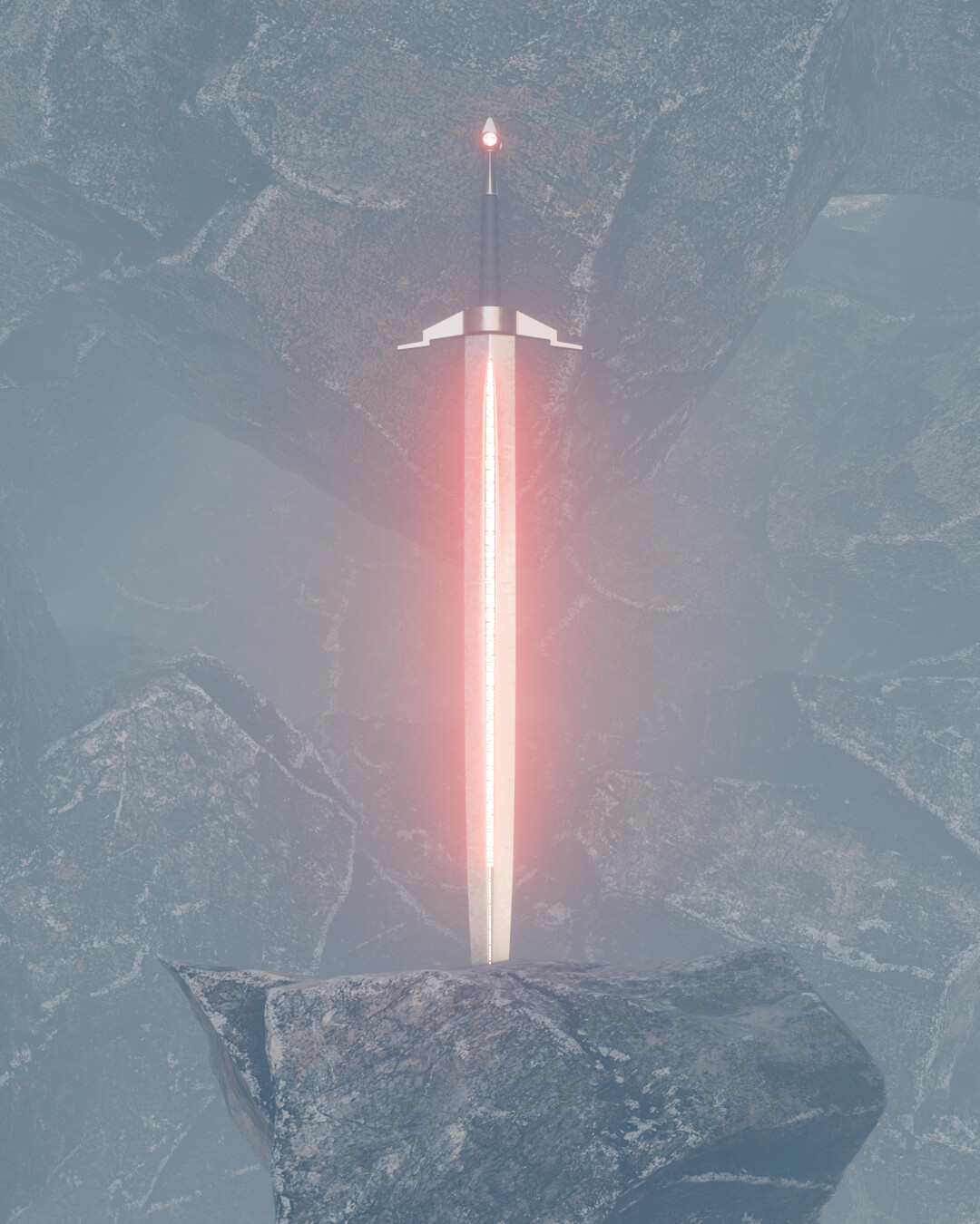 ArtStation - Sword in the 3D Cave