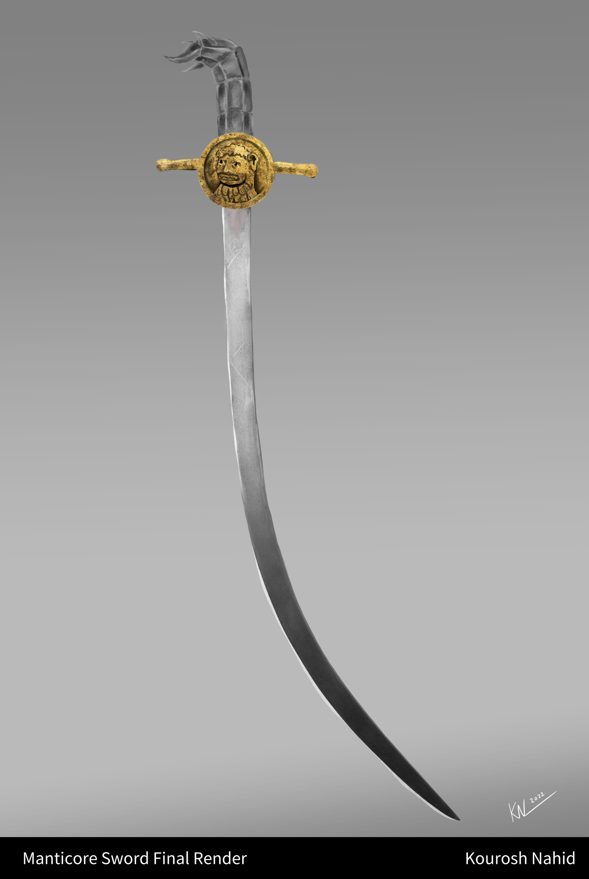 ArtStation - Manticore Sword (portfolio piece)