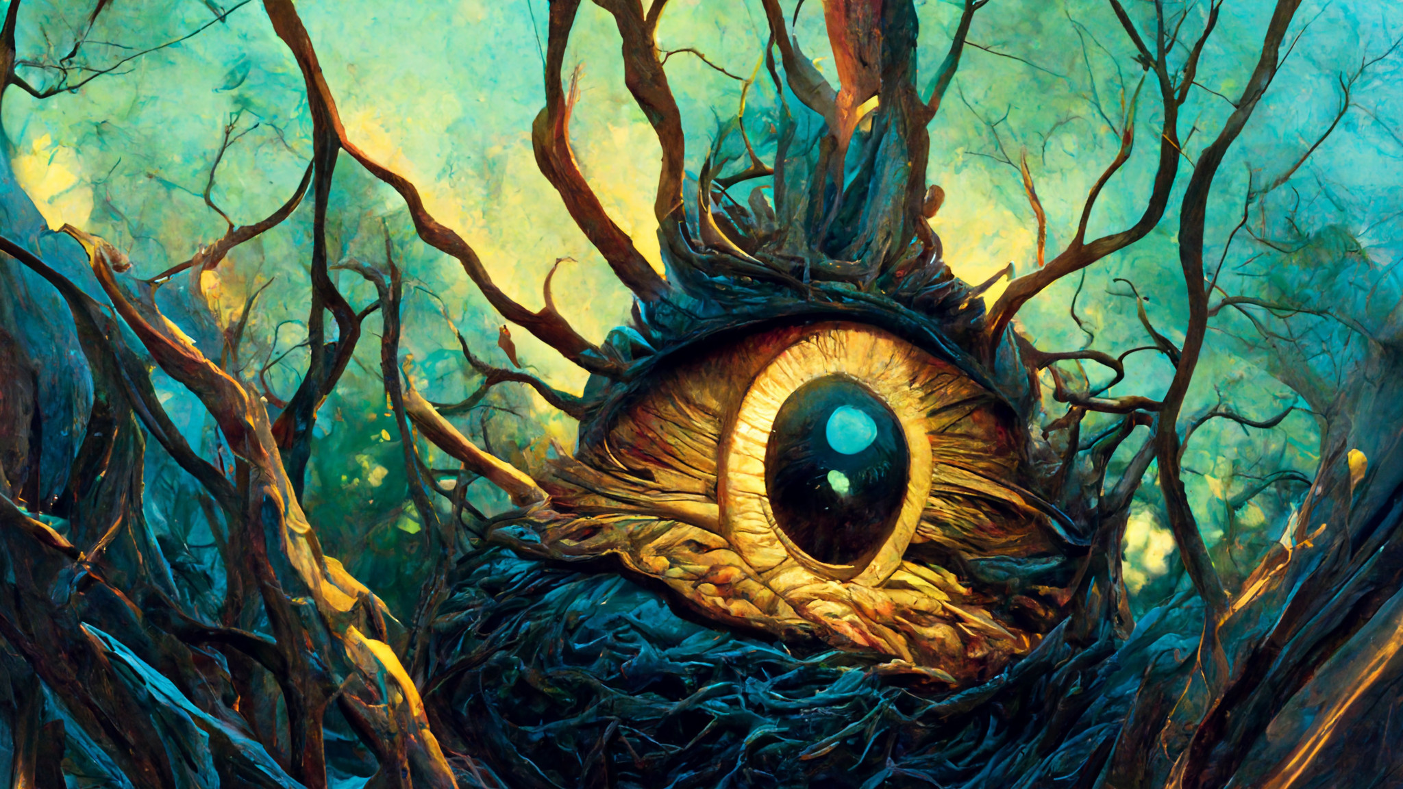 Noted No One - They Eye of Nature (AI/Midjourney)