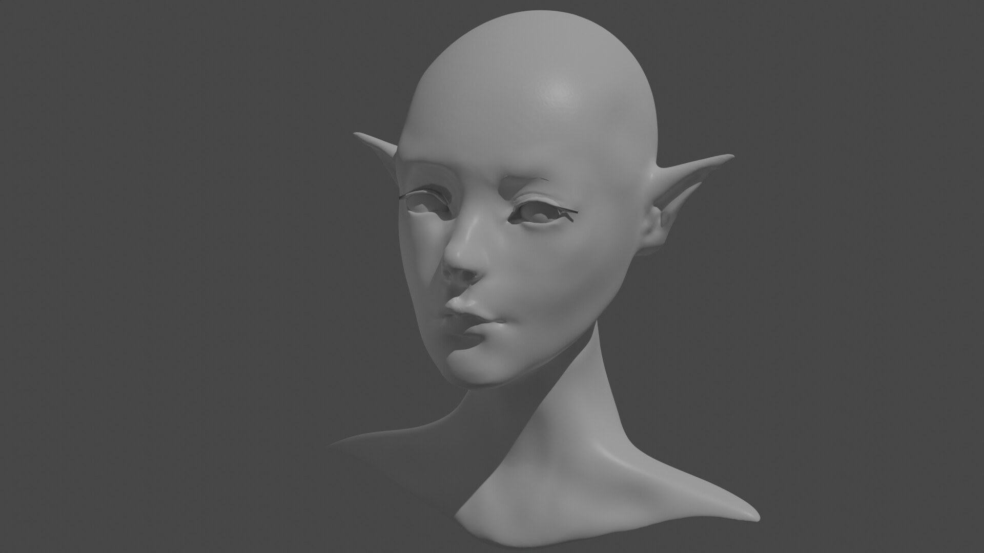 ArtStation - Elf head