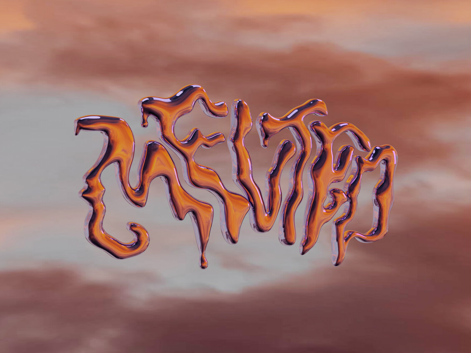 İrem Söylerkaya - Melted Chrome Type