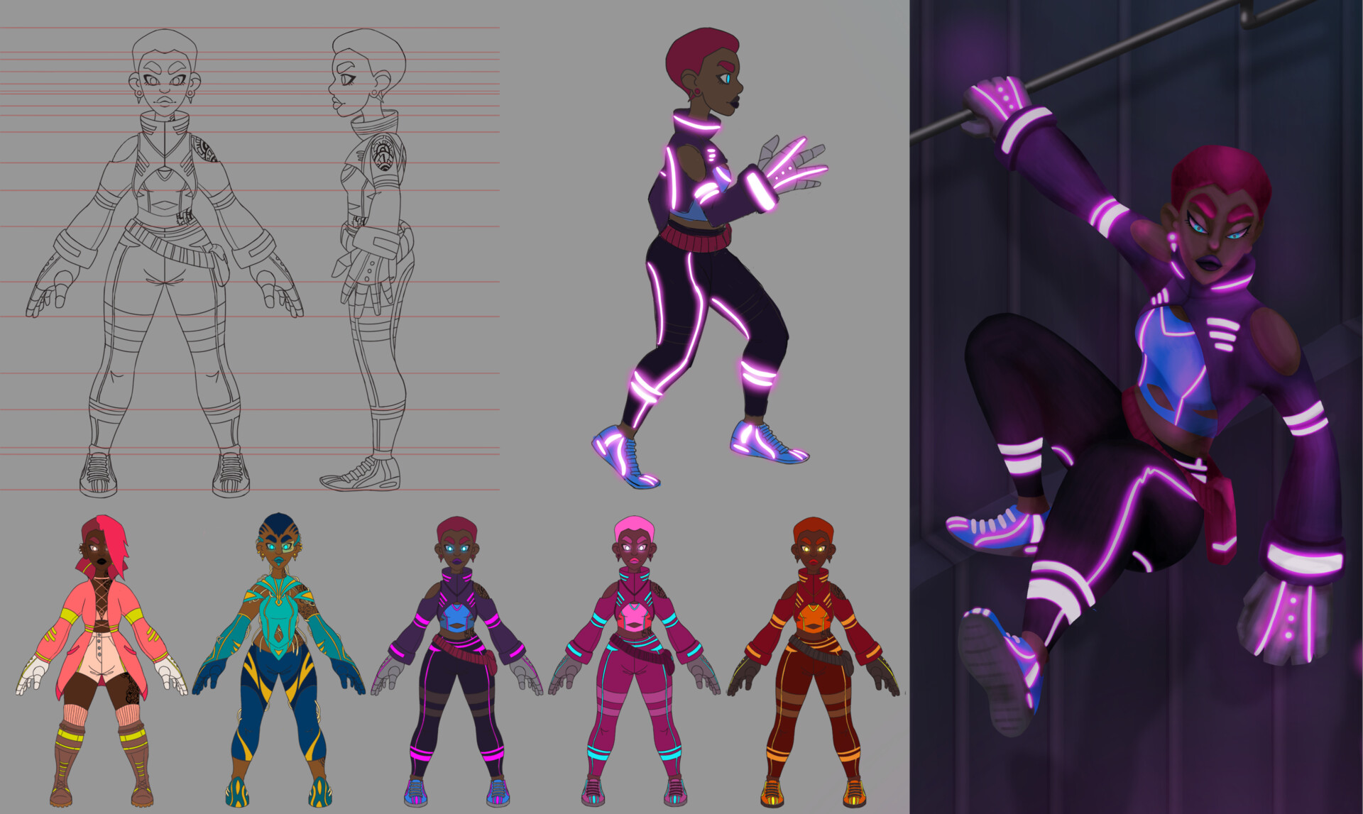 ArtStation - Runner Concept