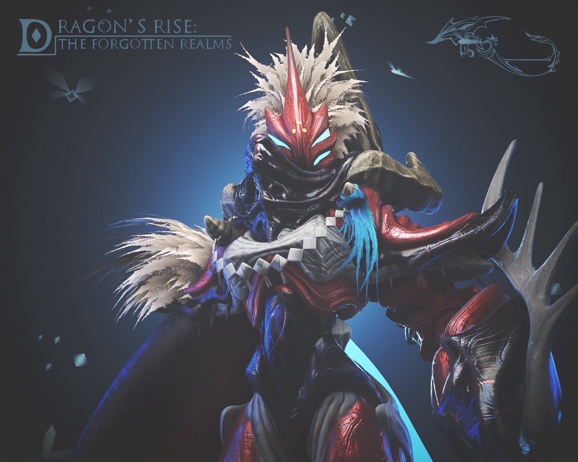 ArtStation - Dragon's Rise: The Forgotten Realms - Half Dragon Woman