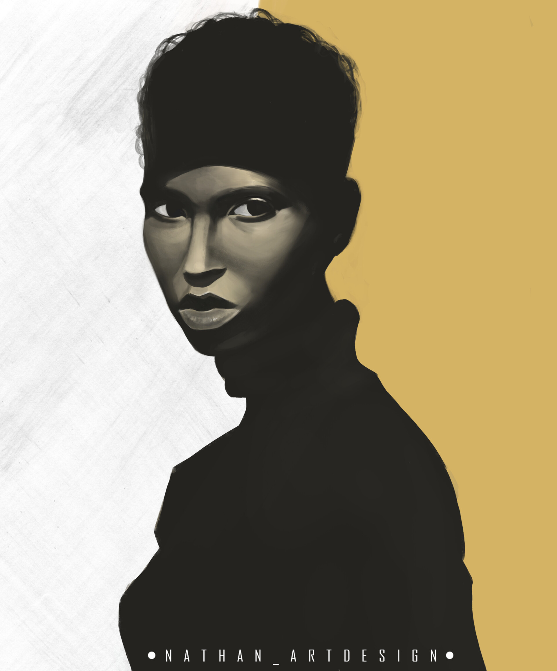 ArtStation - Pintura Olhar Profundo