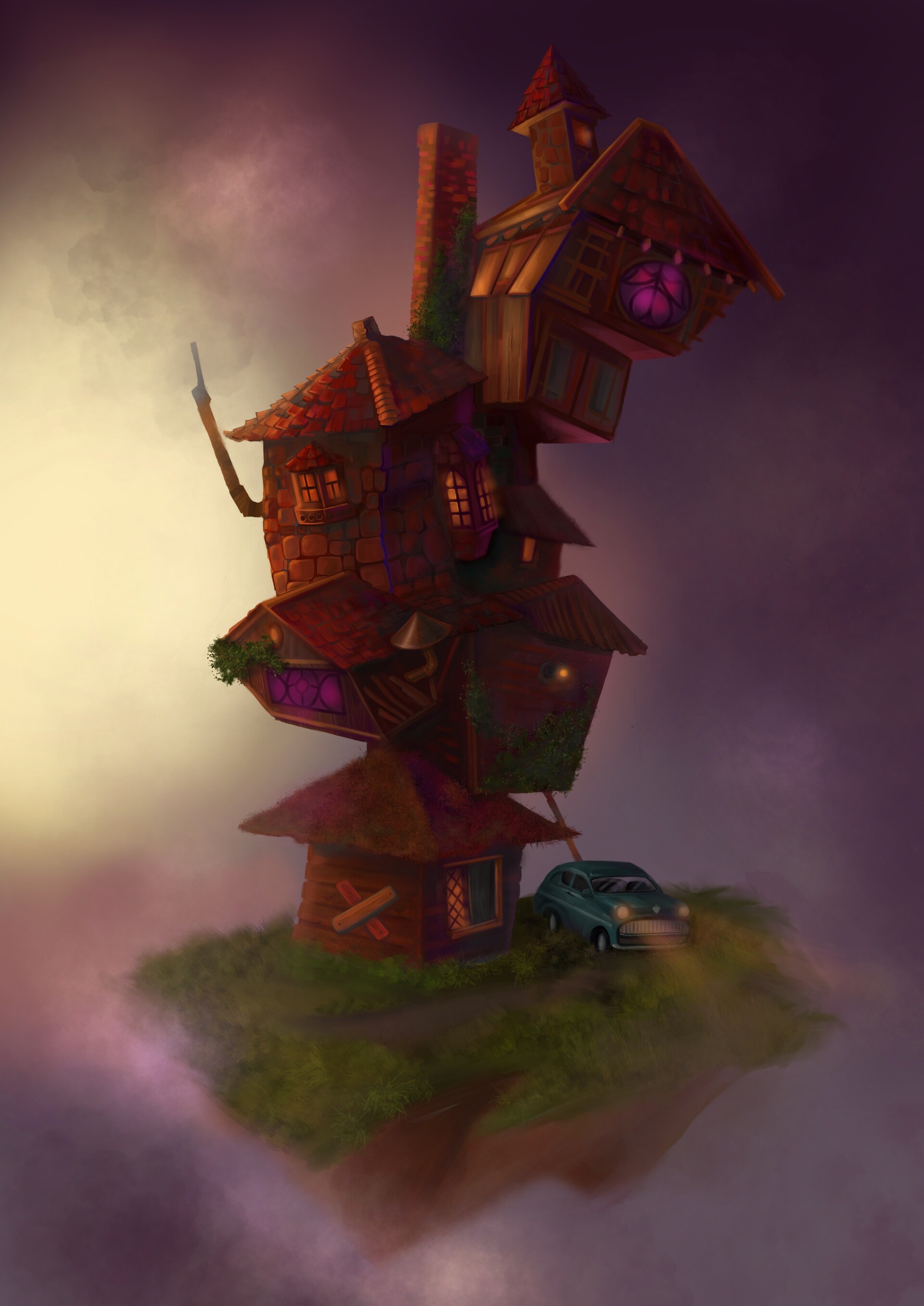 ArtStation - House in the mist