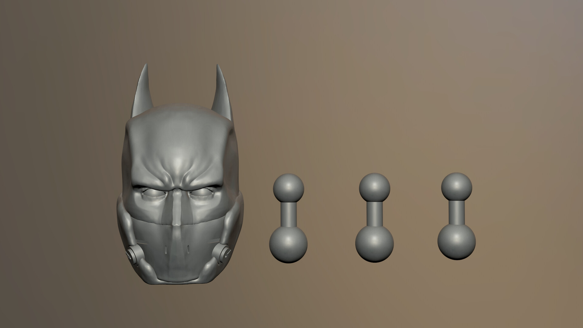 ArtStation - Batman headsculpt