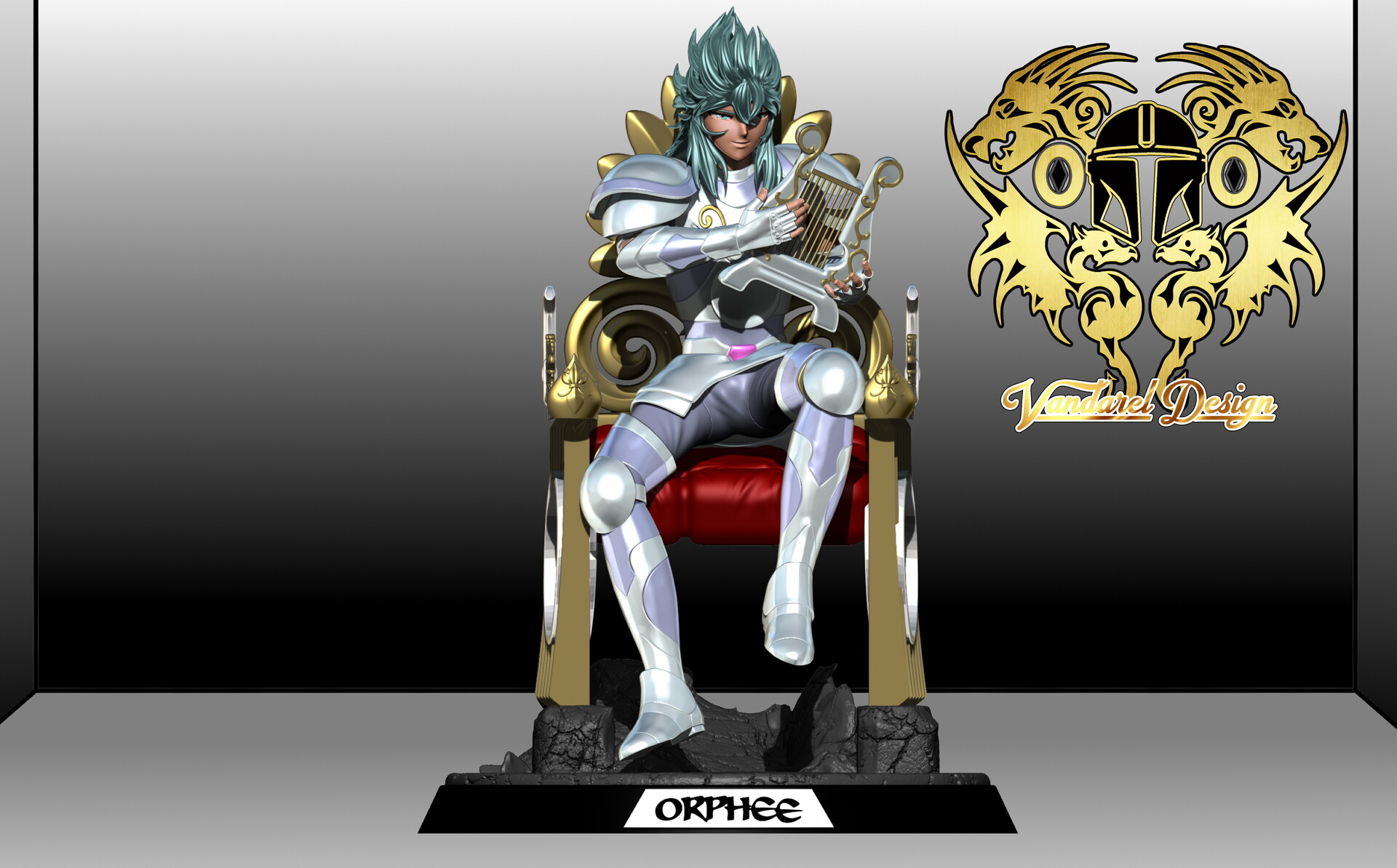 Orpheus Lyre Saint Seiya