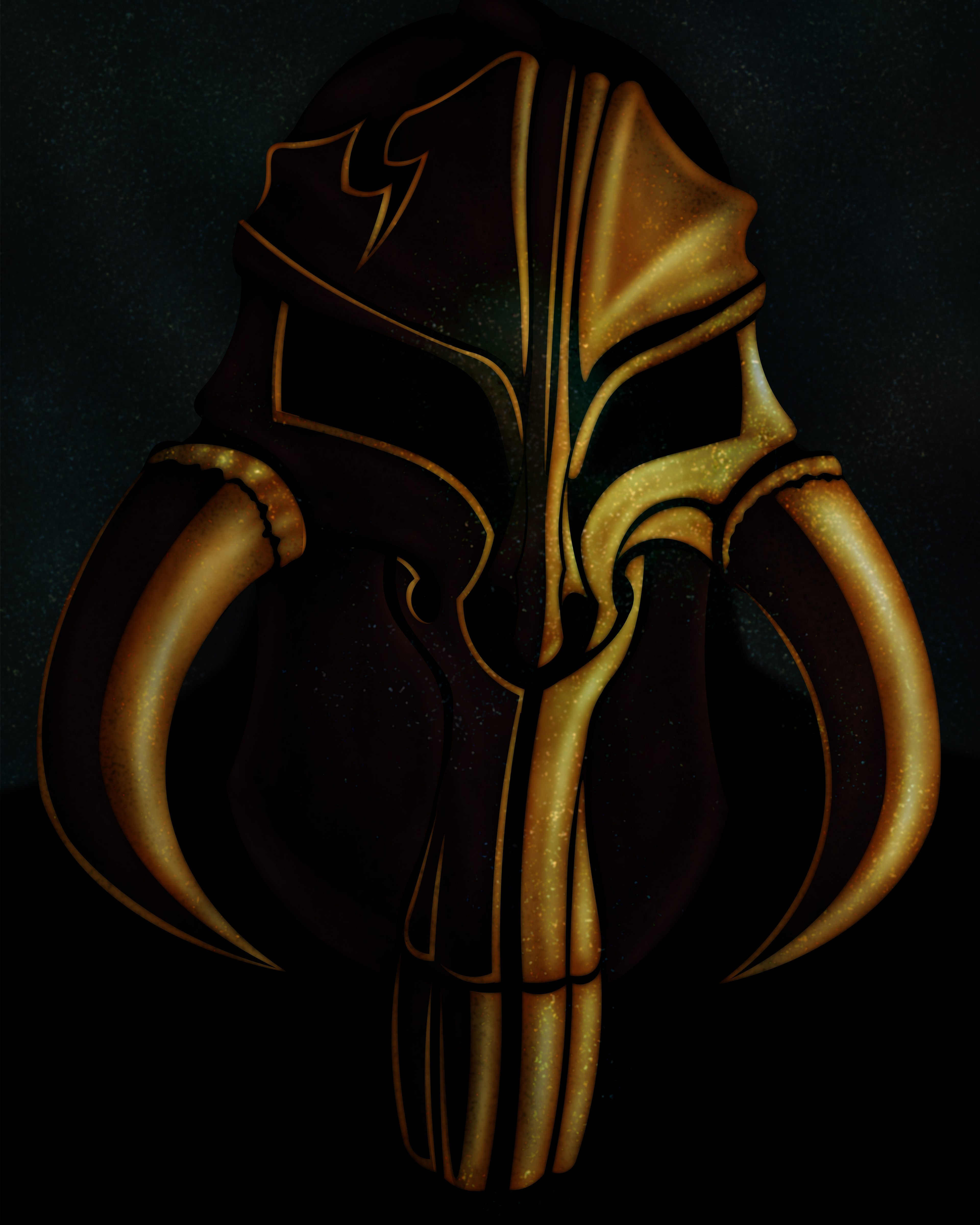 David Woelfel - Mandalore in Bronze