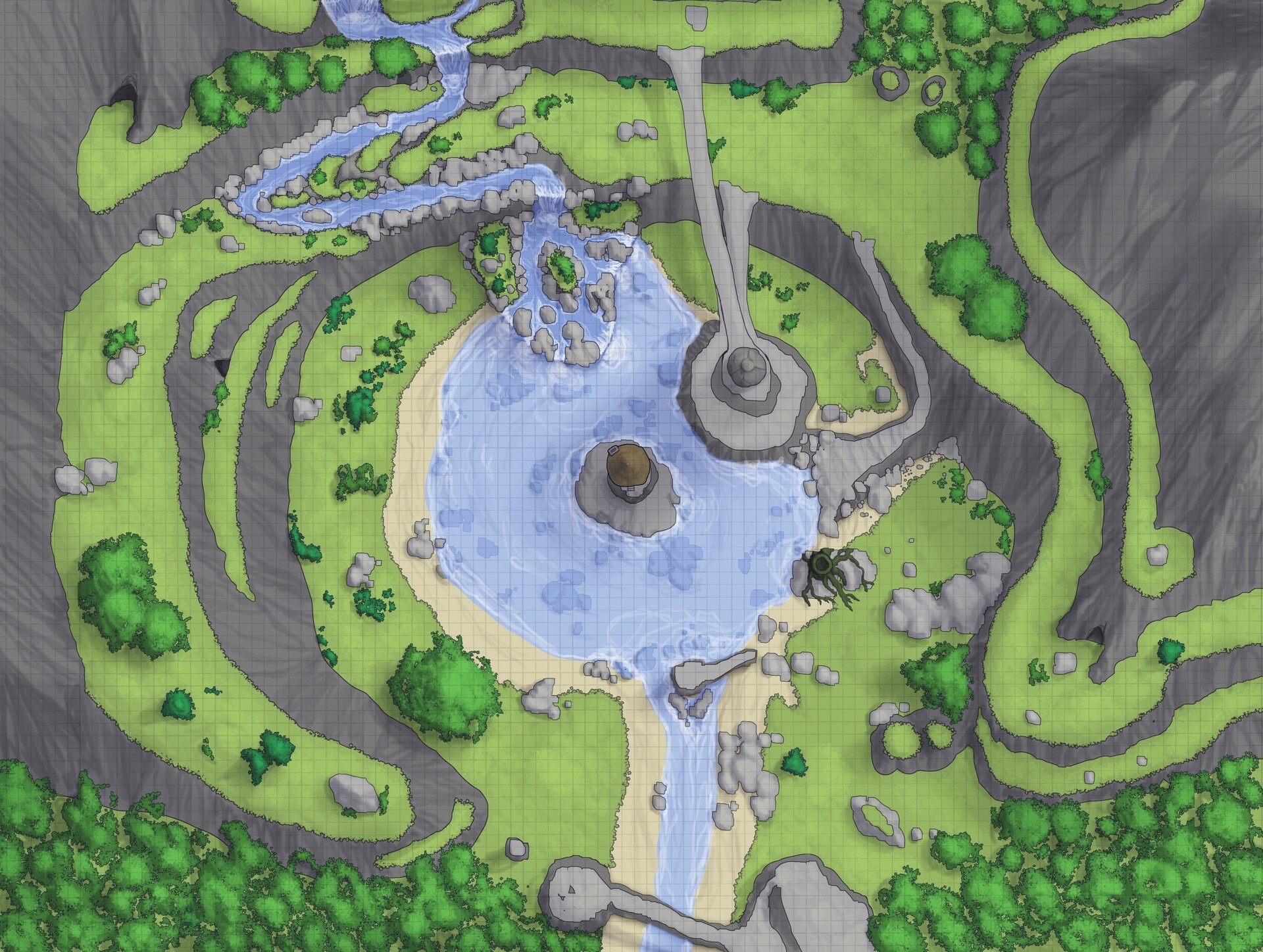 James Nalepa - Waterfall Valley Environment Design