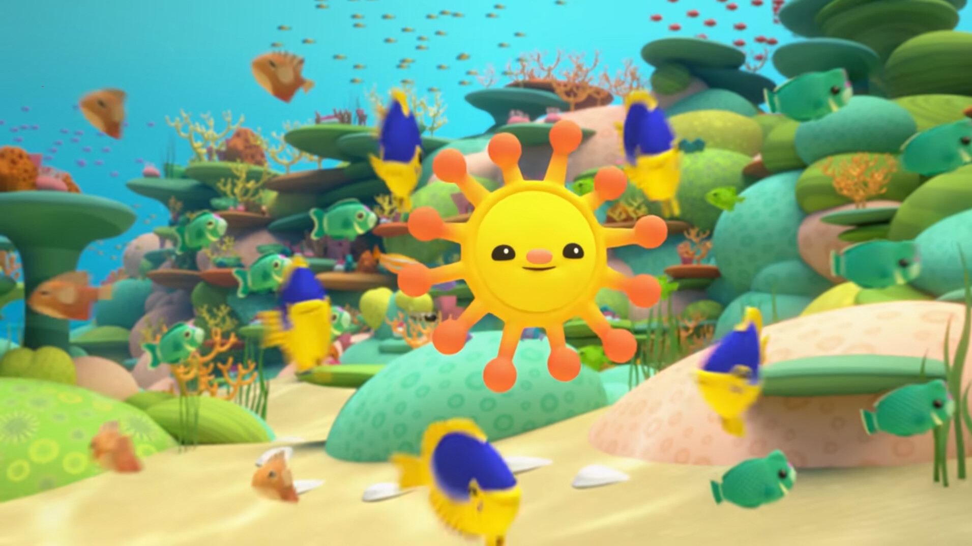 ArtStation - Octonauts movie. Art Direction on 'Great Barrier Reef'.
