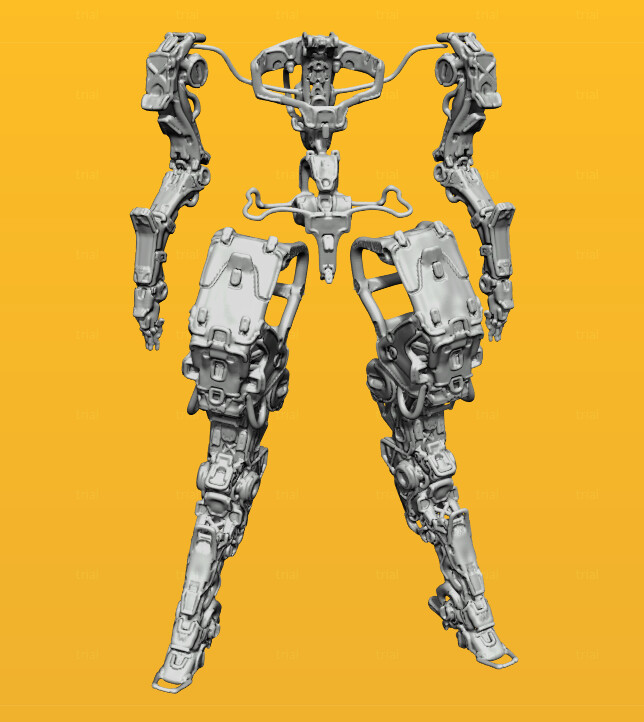 ArtStation - Mech sketch