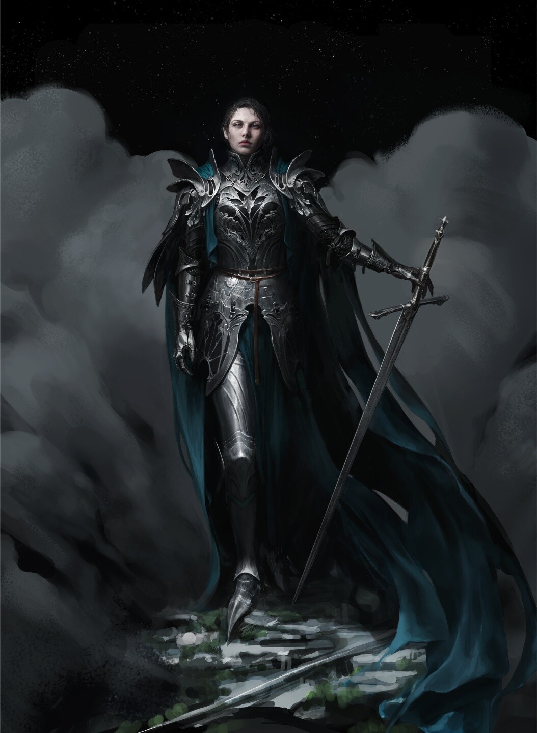 Knight of the Night by G : r/ReasonableFantasy