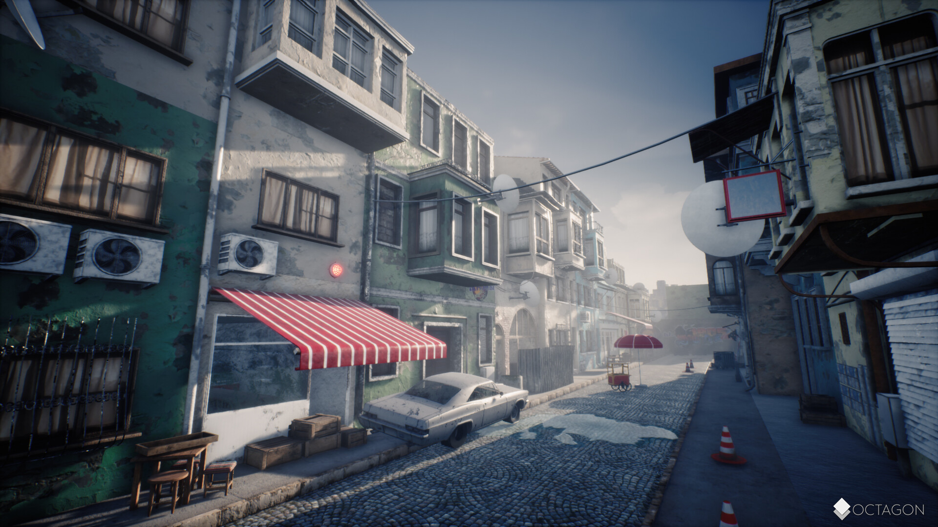 Ali Can Meydan - Realistic Istanbul Slum Street with Props