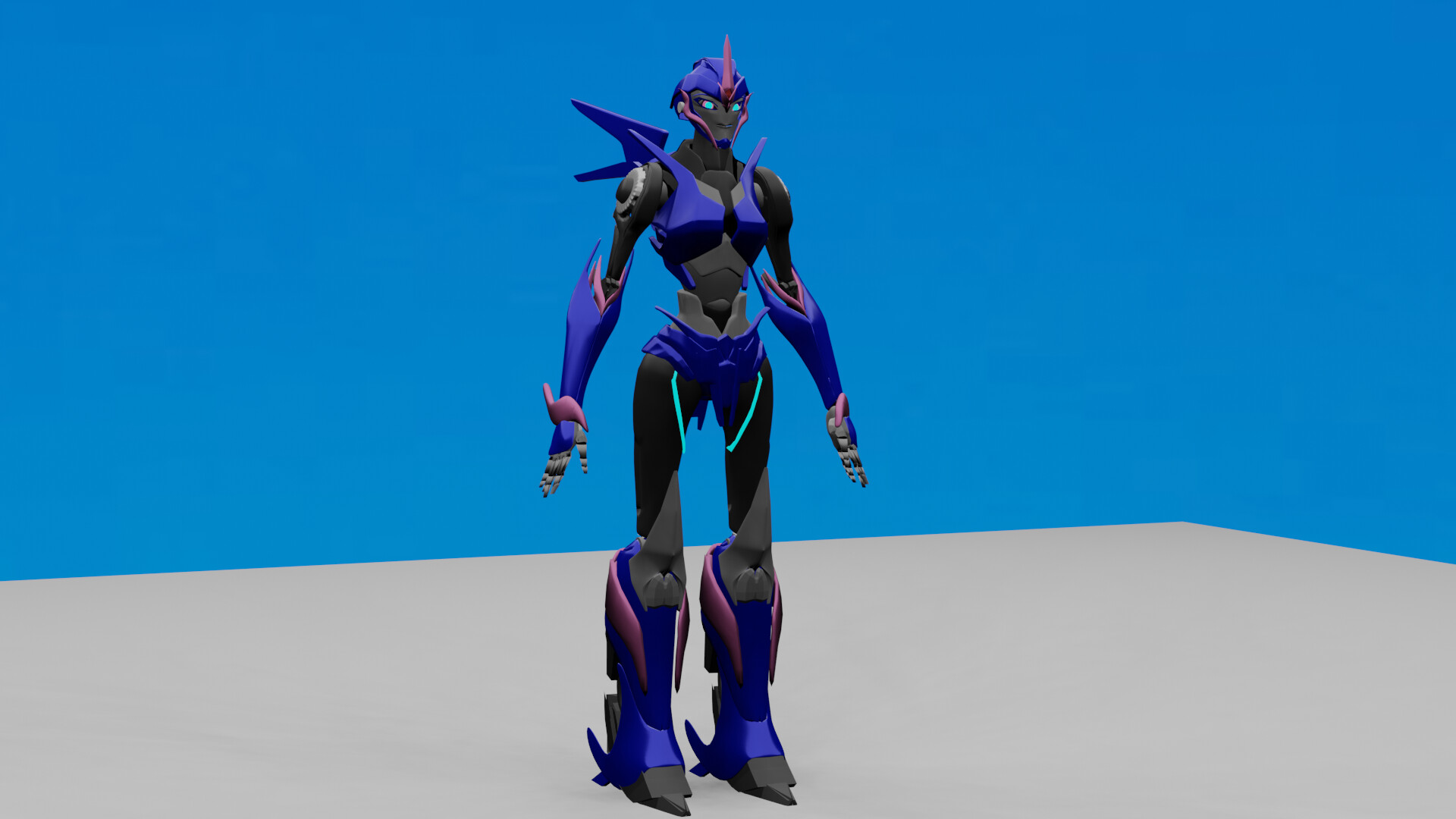 ArtStation - Arcee TFP and Rocket Storm, Arcee TFP anti version