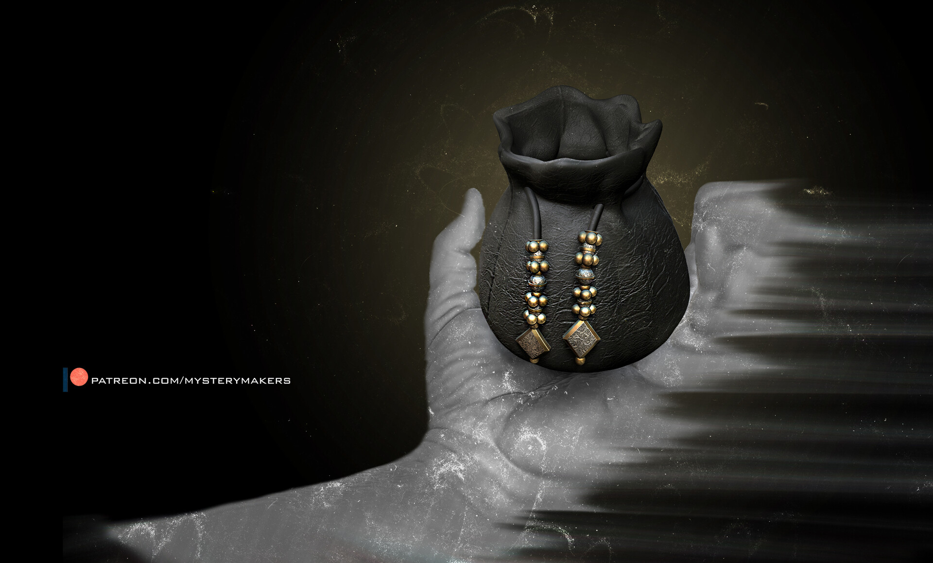 ArtStation - Pouch of sand - candy bowl