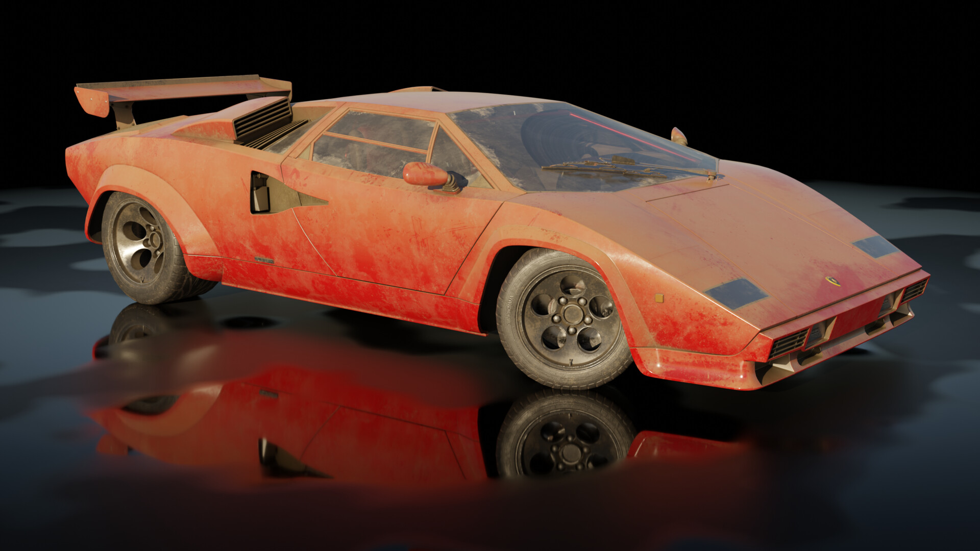ArtStation - Lamborghini Countach