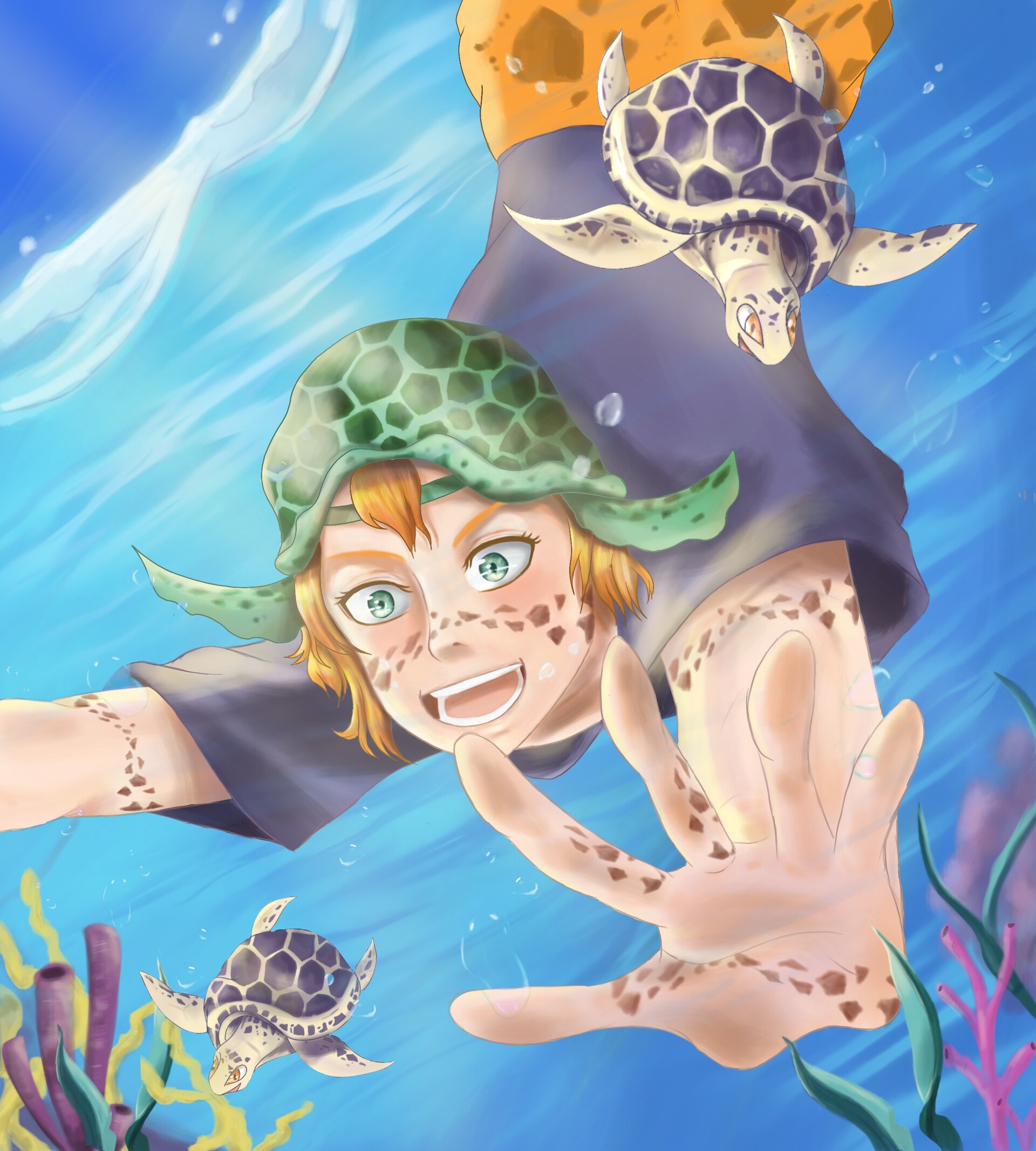 ArtStation - Ray - The Turtle Boy