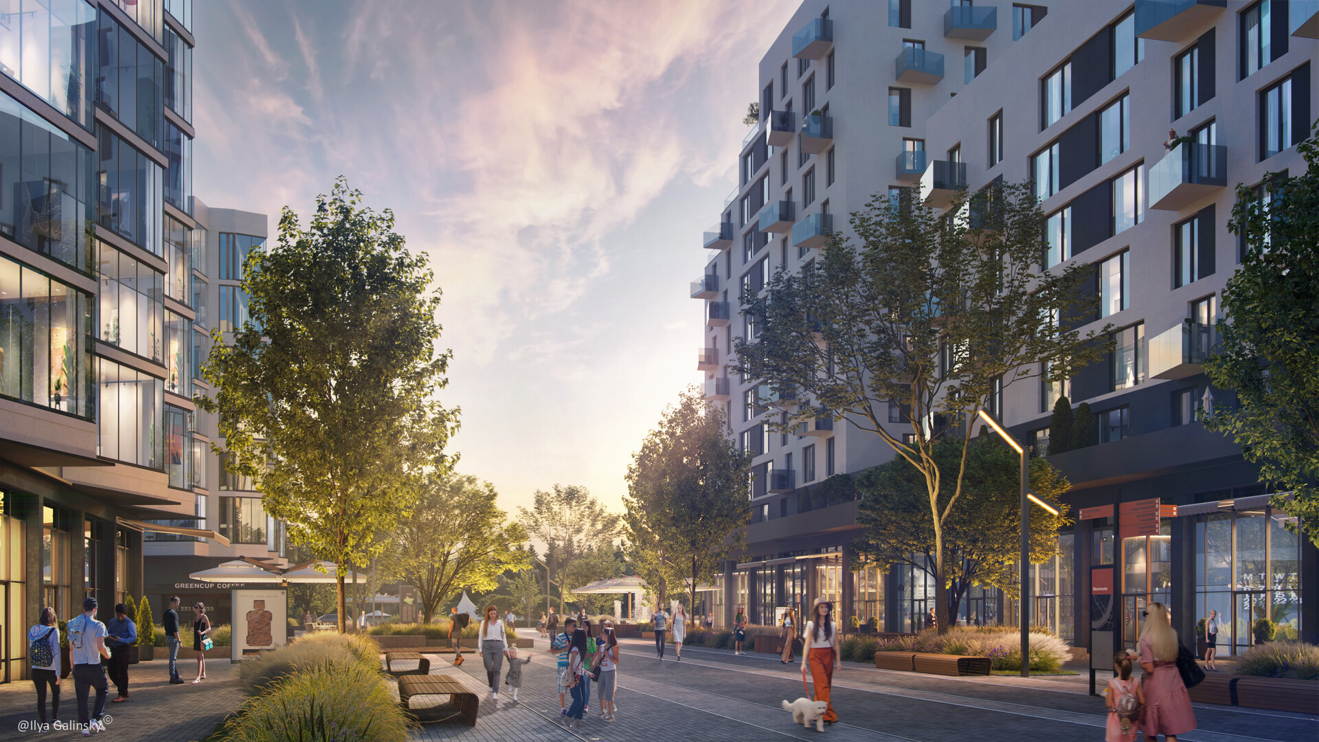 ArtStation - Residential complex | Sunny