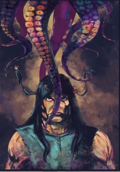 ArtStation - Conan VS Cthulhu comic fanart