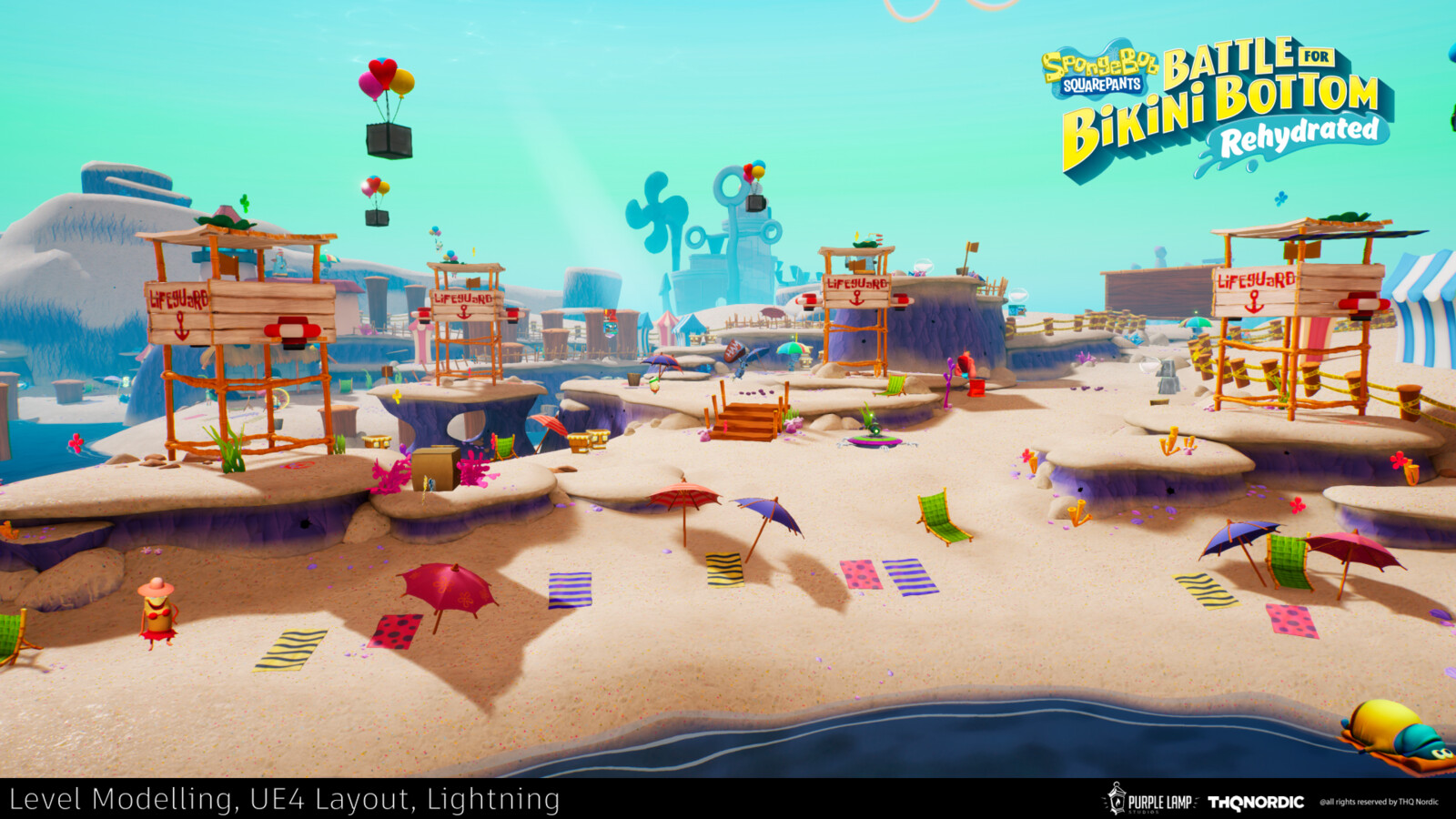 Lukas Ott 3D Artist - Spongebob Rehydrated Environments