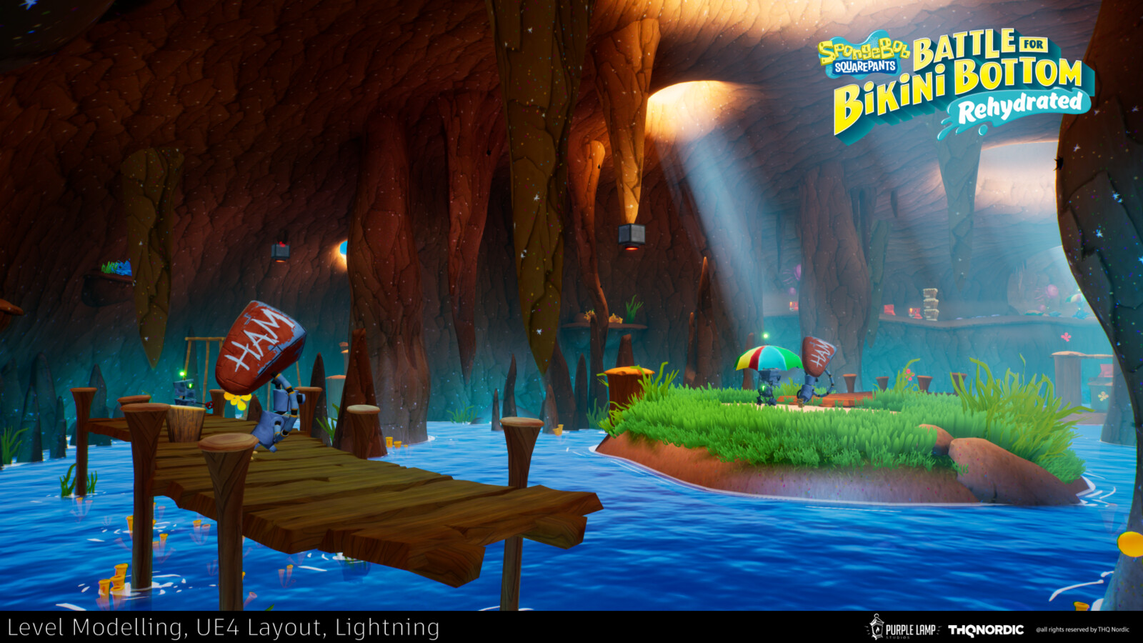 Lukas Ott 3D Artist - Spongebob Rehydrated Environments