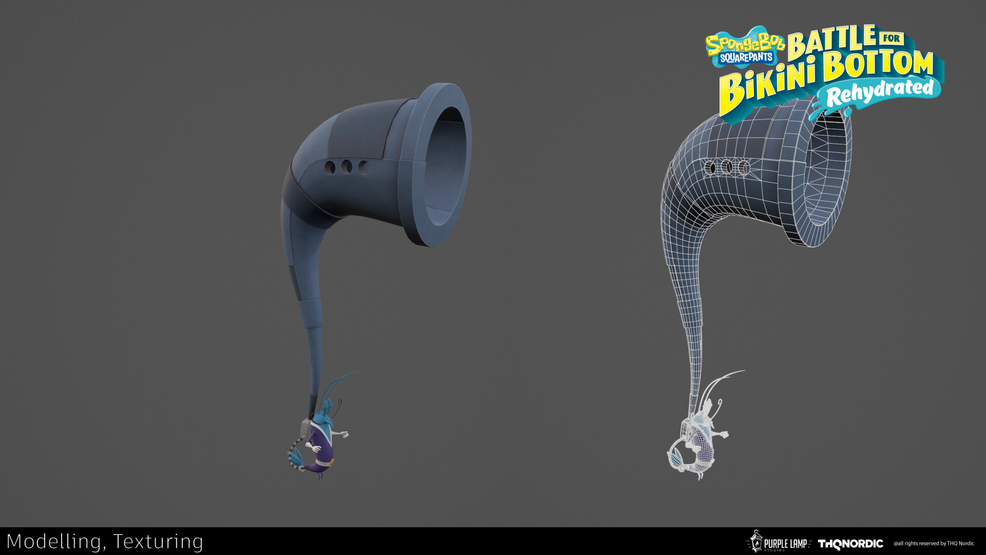 Lukas Ott 3D Artist - Spongebob Rehydrated Characters