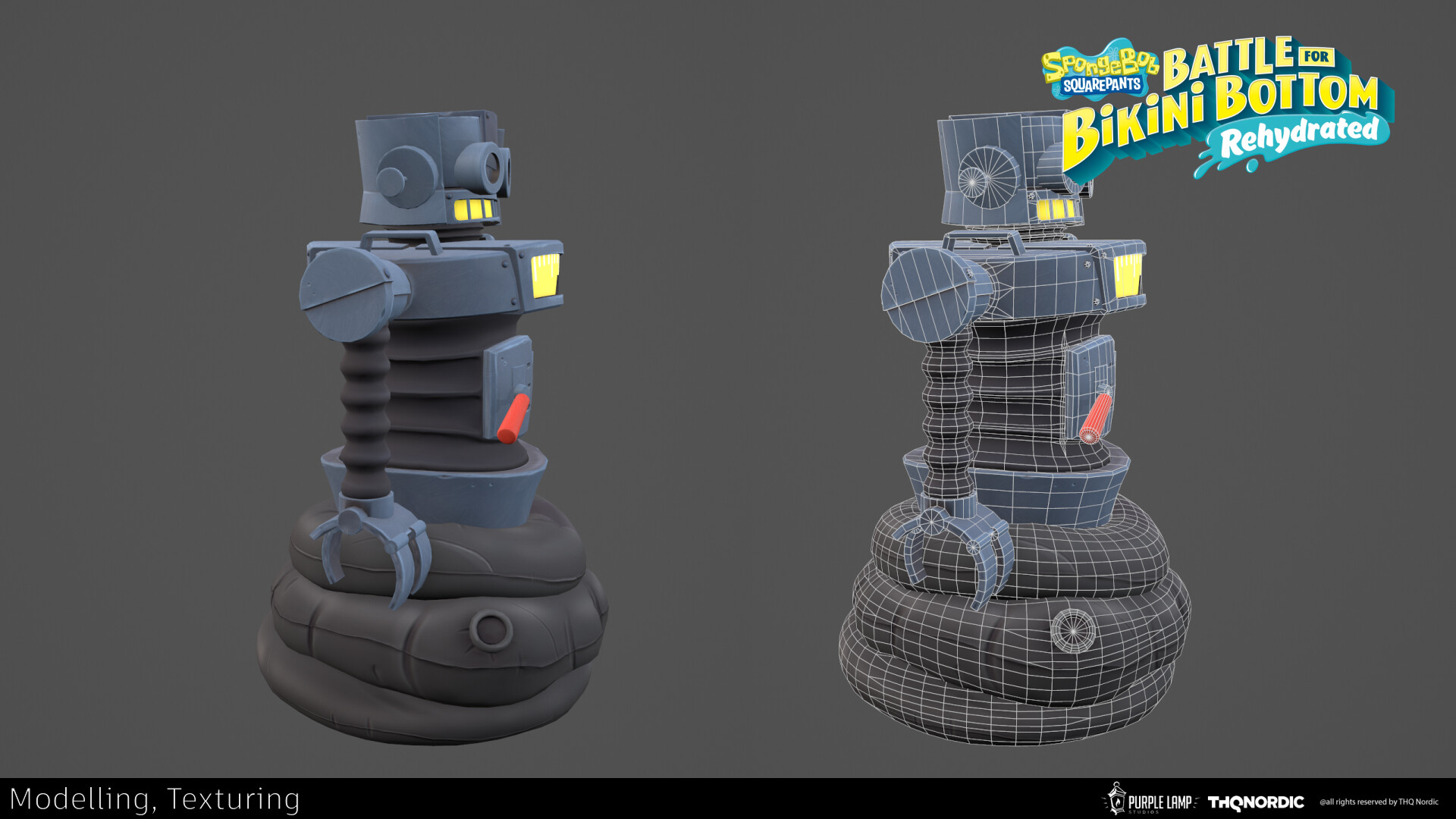 Lukas Ott 3D Artist - Spongebob Rehydrated Characters