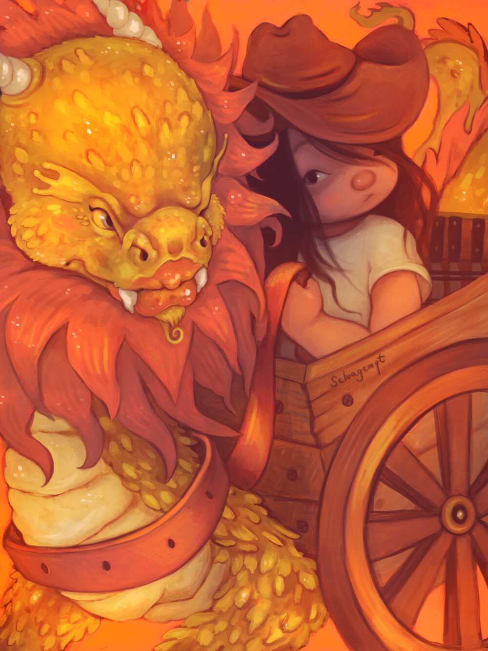 ArtStation - Dragon Wagon