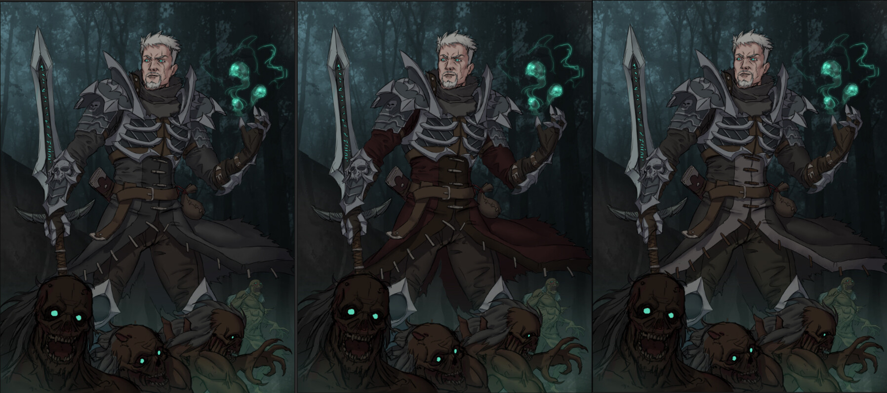 Ruben Perez Gonzalez - Necromancer summoning ghouls