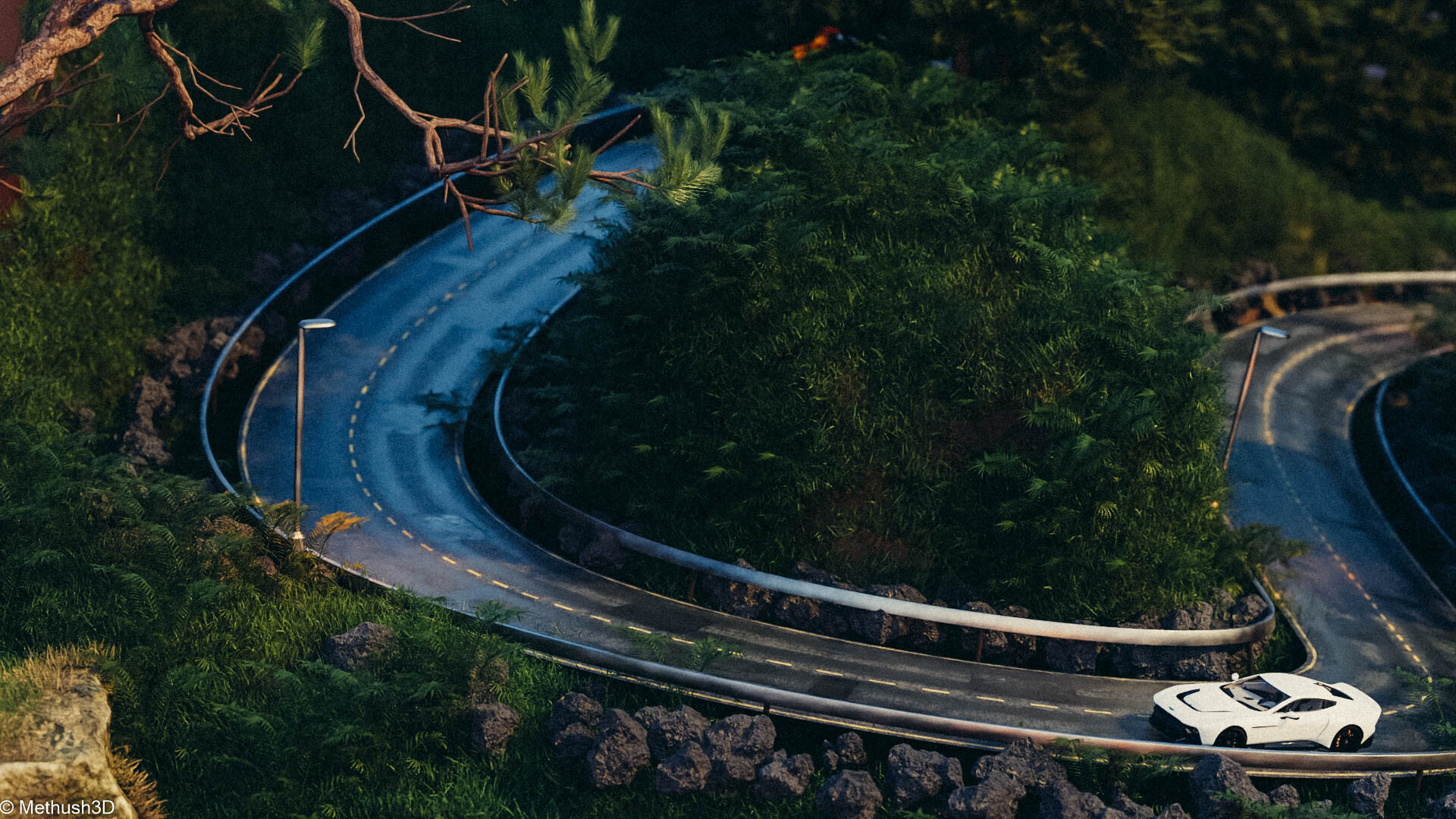 Methush Anjula Thamel - Mountain Roads!