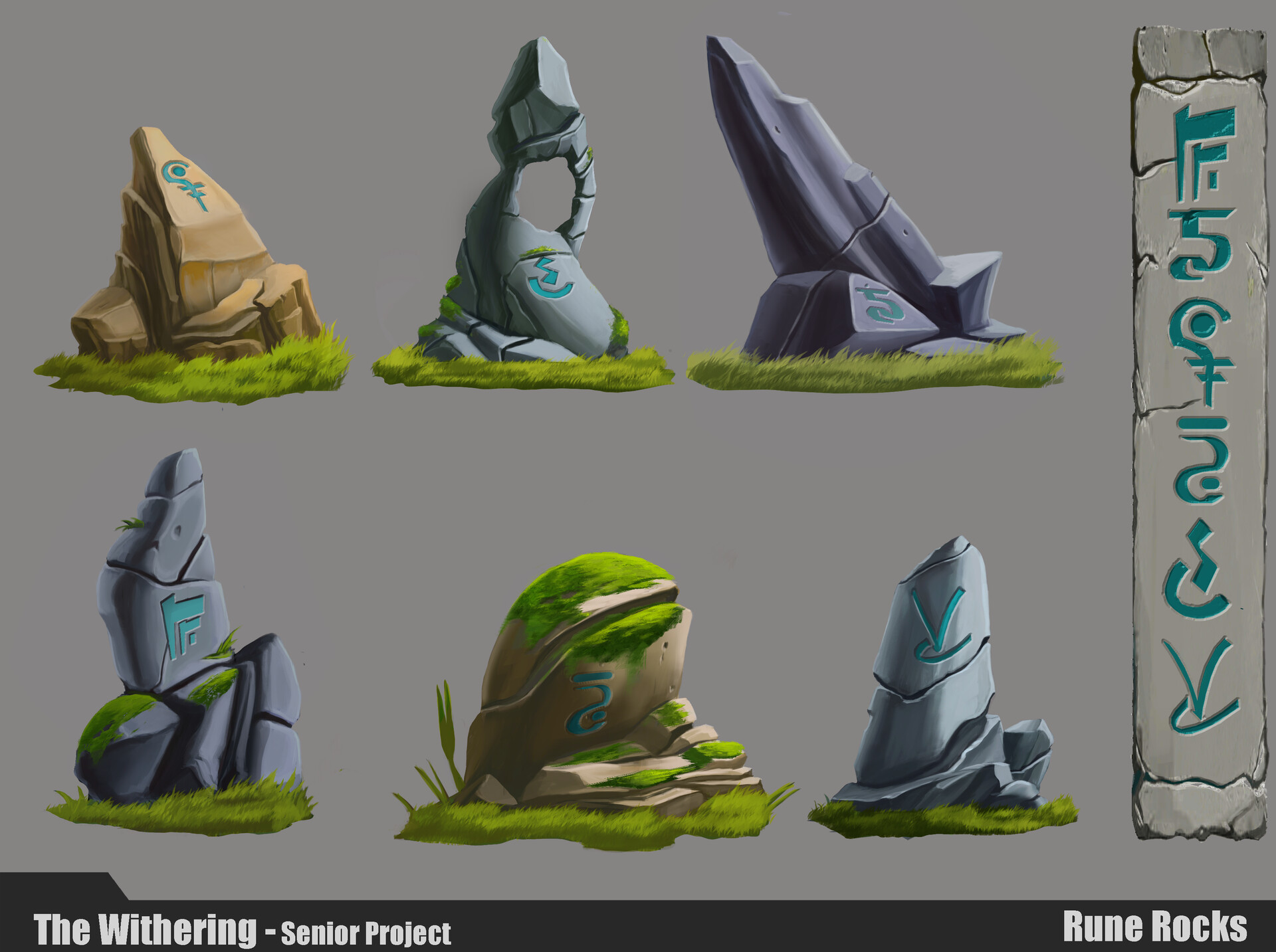 ArtStation - Senior Studio-Rock Assets for Zaven Style