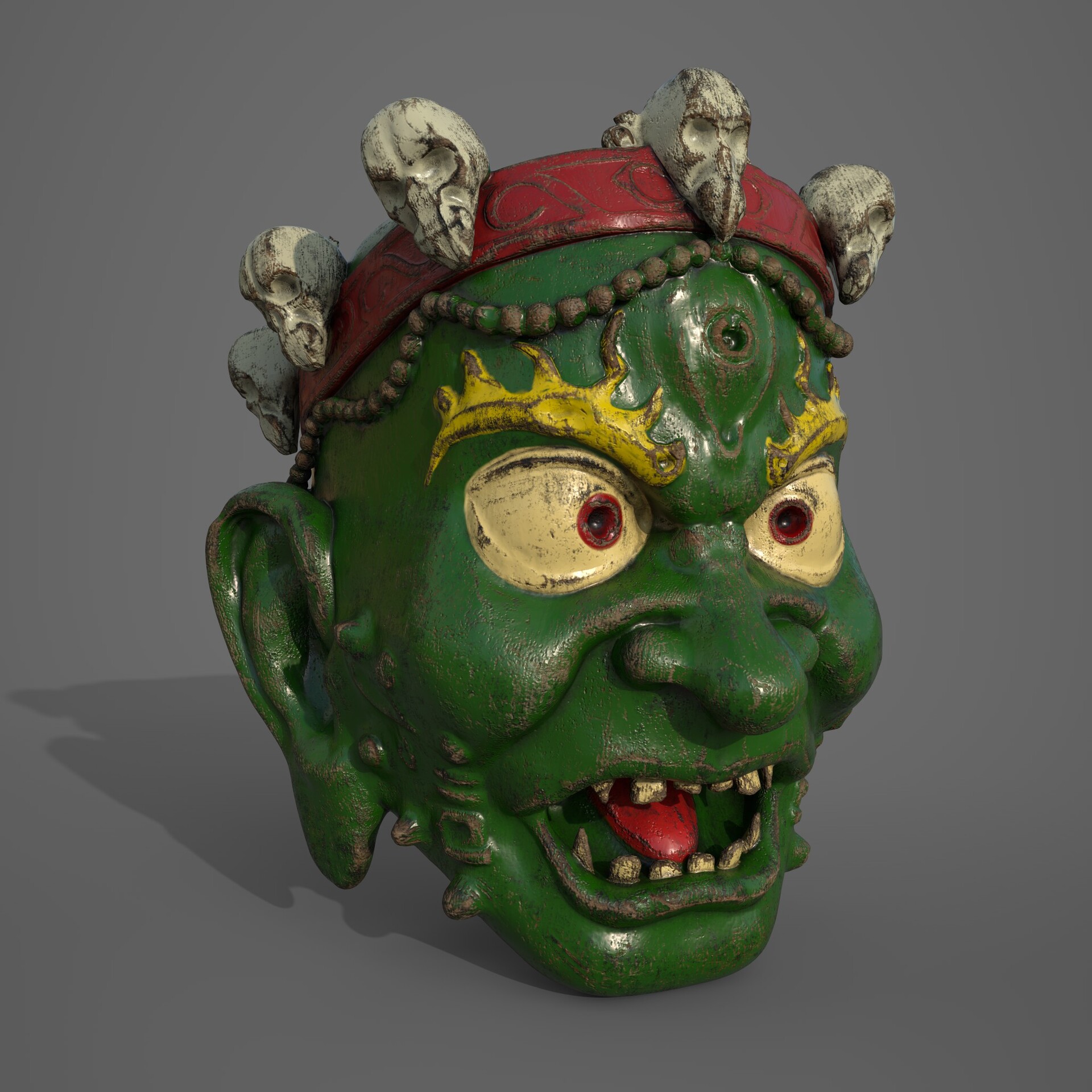 ArtStation - Tibetan mask